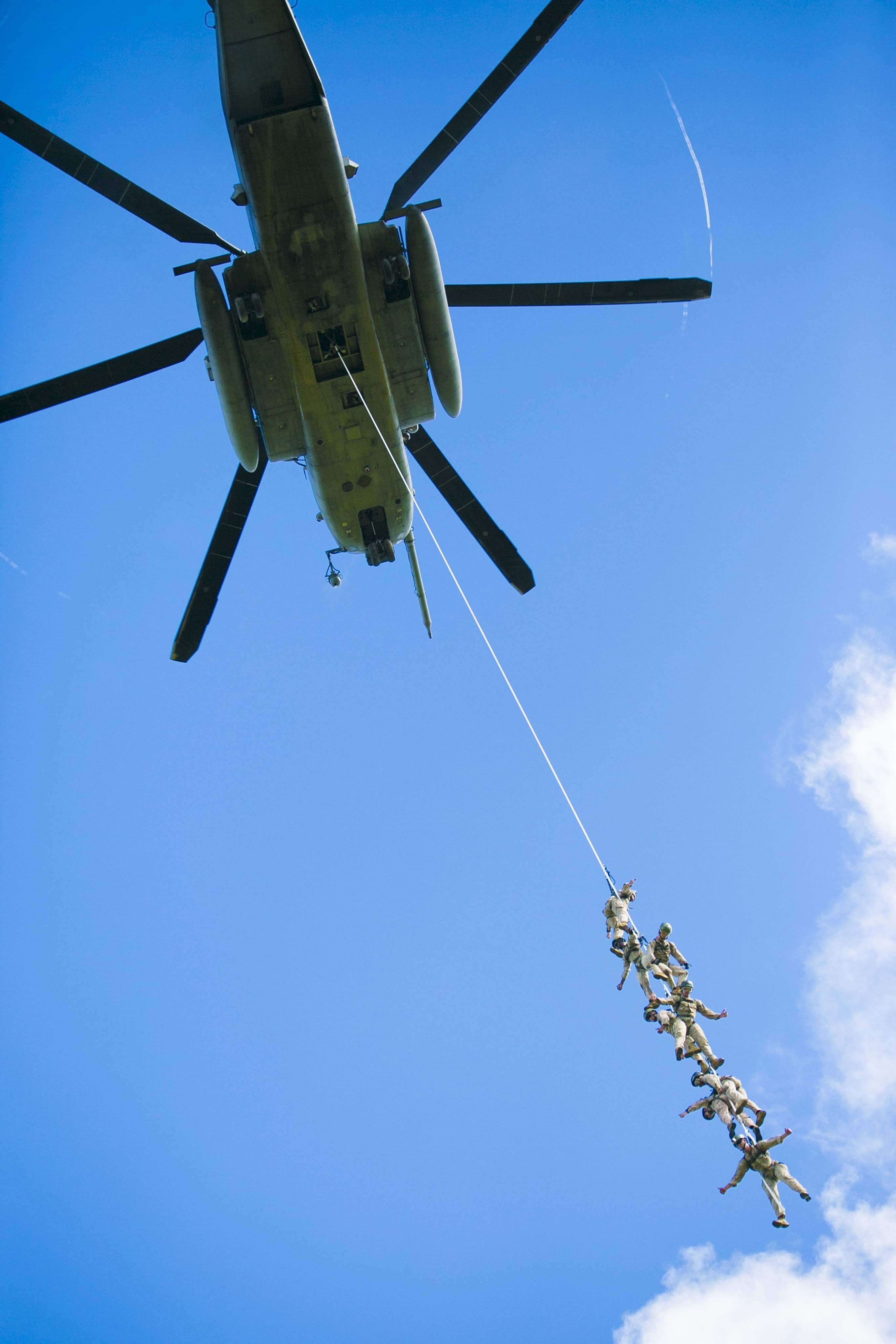 Air to Ground: Marine Corps Rappelling, Part 2