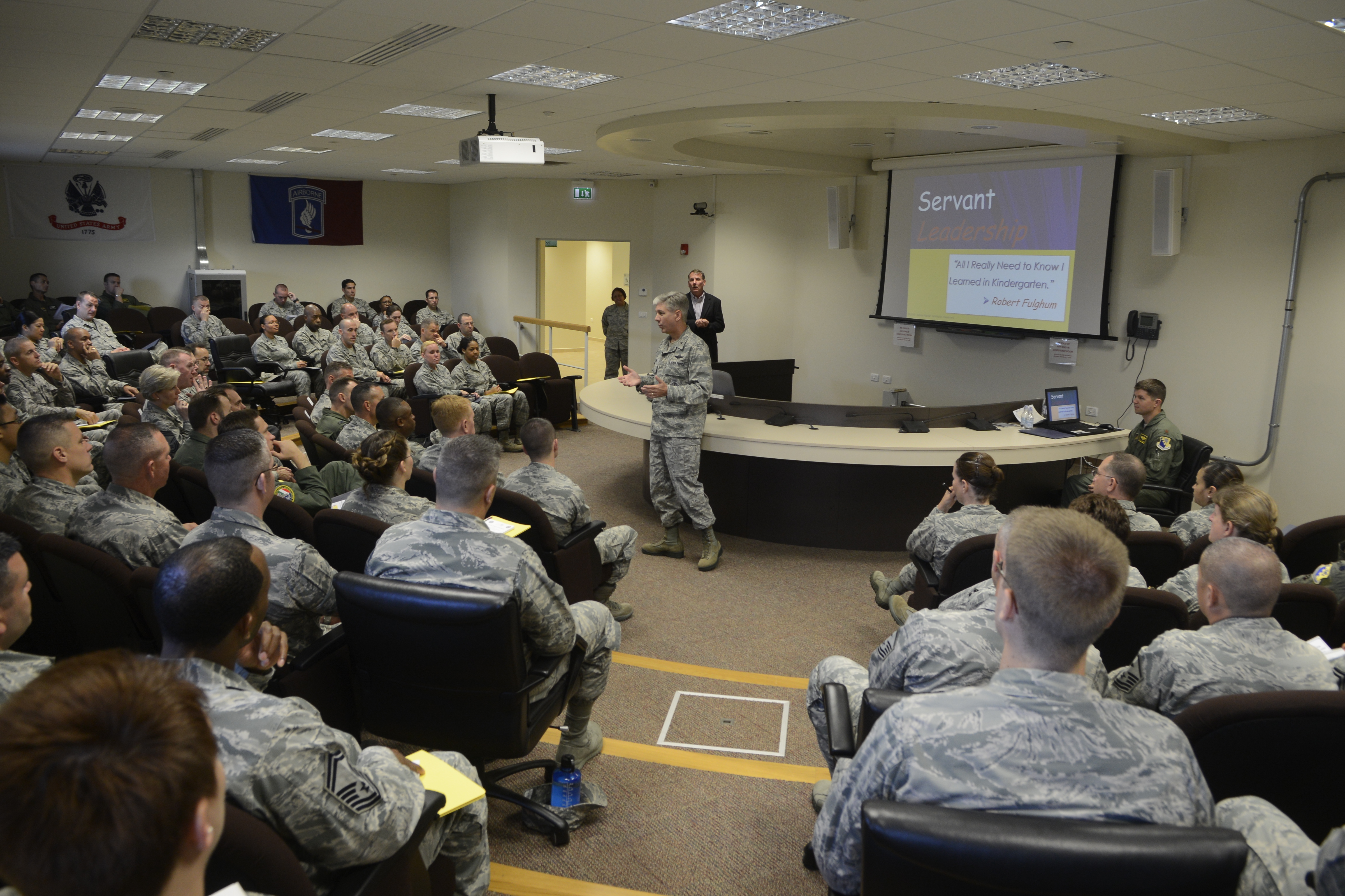 The mark of a leader: Aviano discusses ‘servant leadership’ > Aviano ...