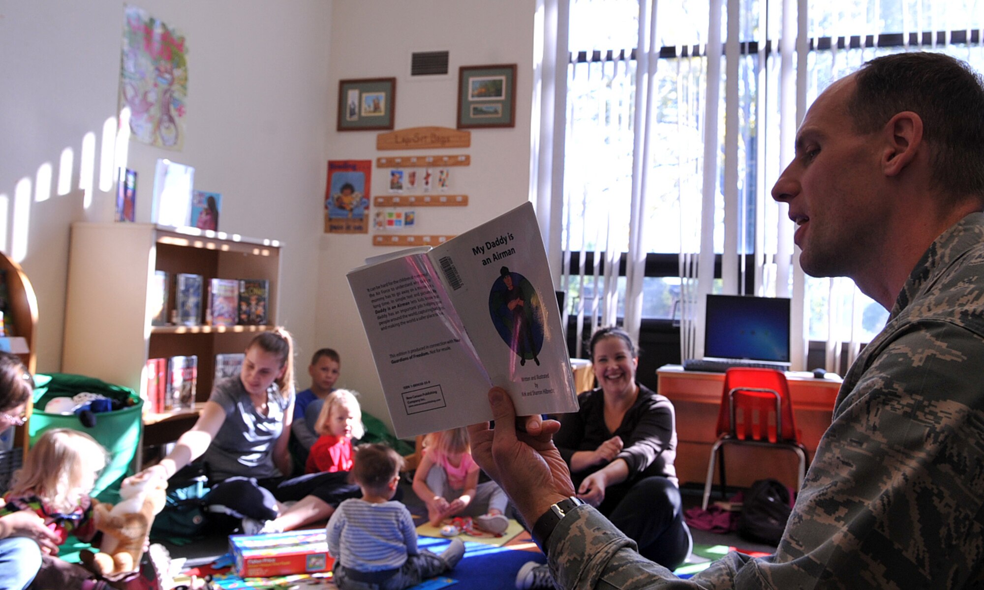Base Library hosts storytime about Air Force parents > Grand Forks Air ...