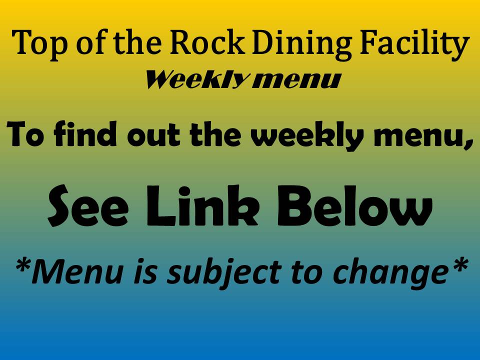 DFAC Menu for Sep. 15-21