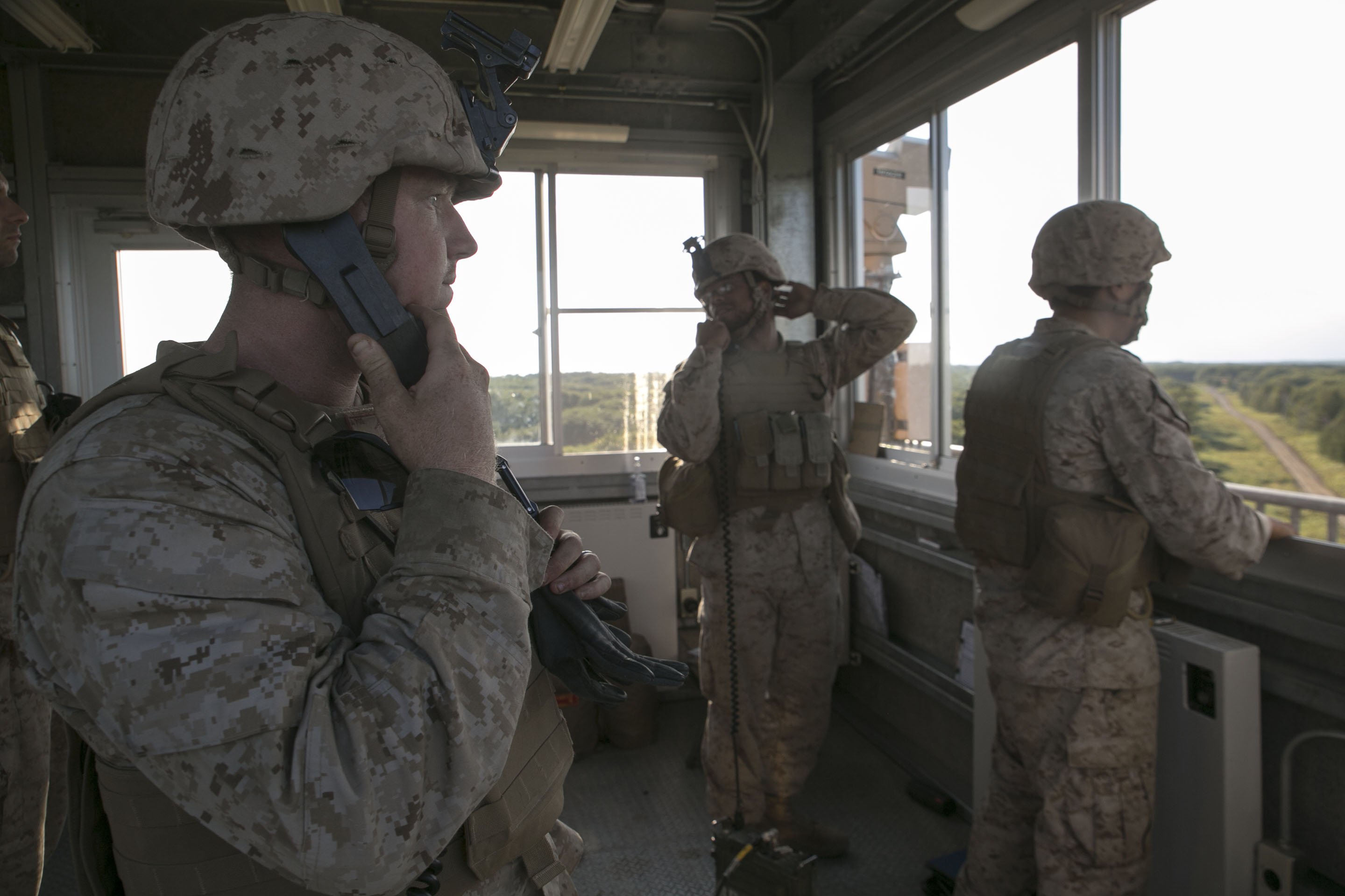 Forward observers guide rounds during ARTP 14-2