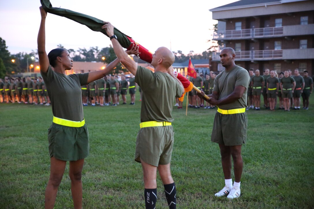 Integrated Task Force uncases unit colors