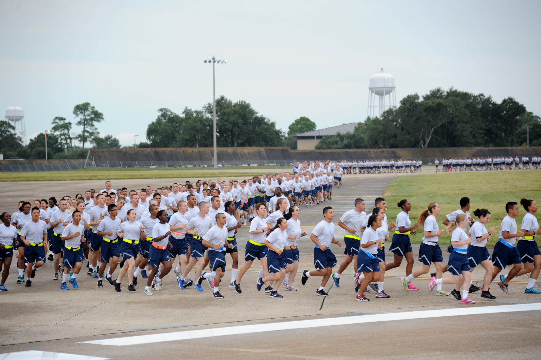 Flight line run kicks off Wingman Day activities > Keesler Air Force ...