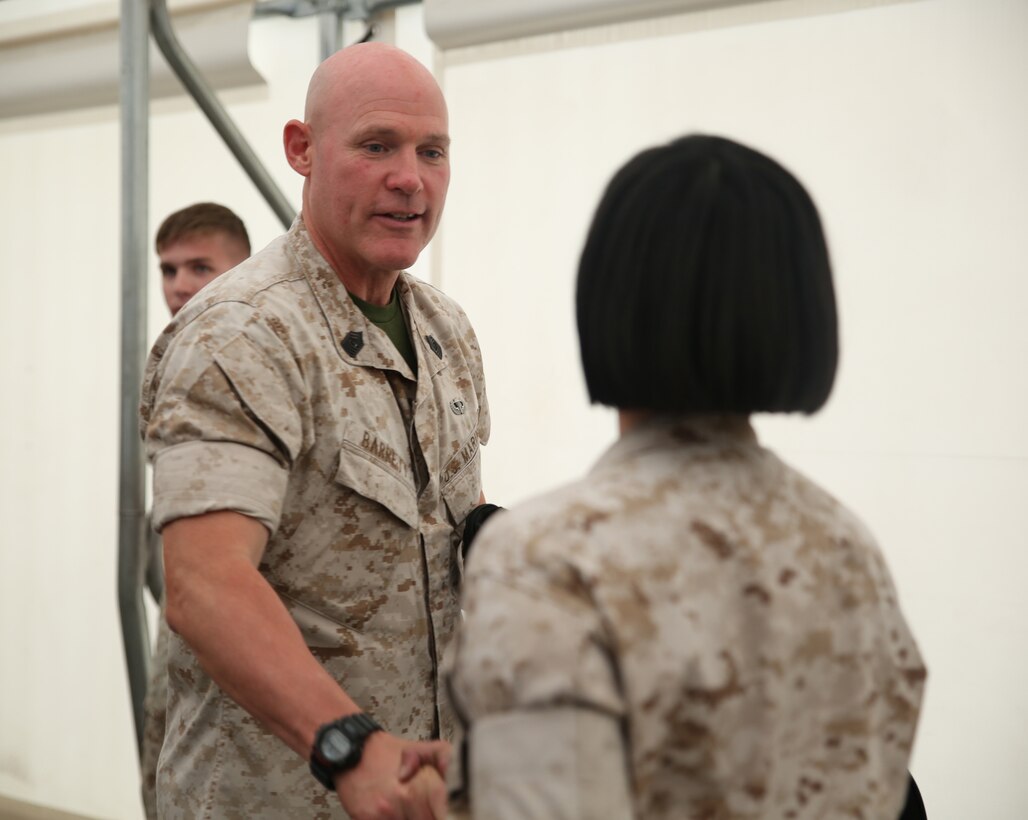 Integrated Task Force welcomes Sergeant Major of the Marine Corps