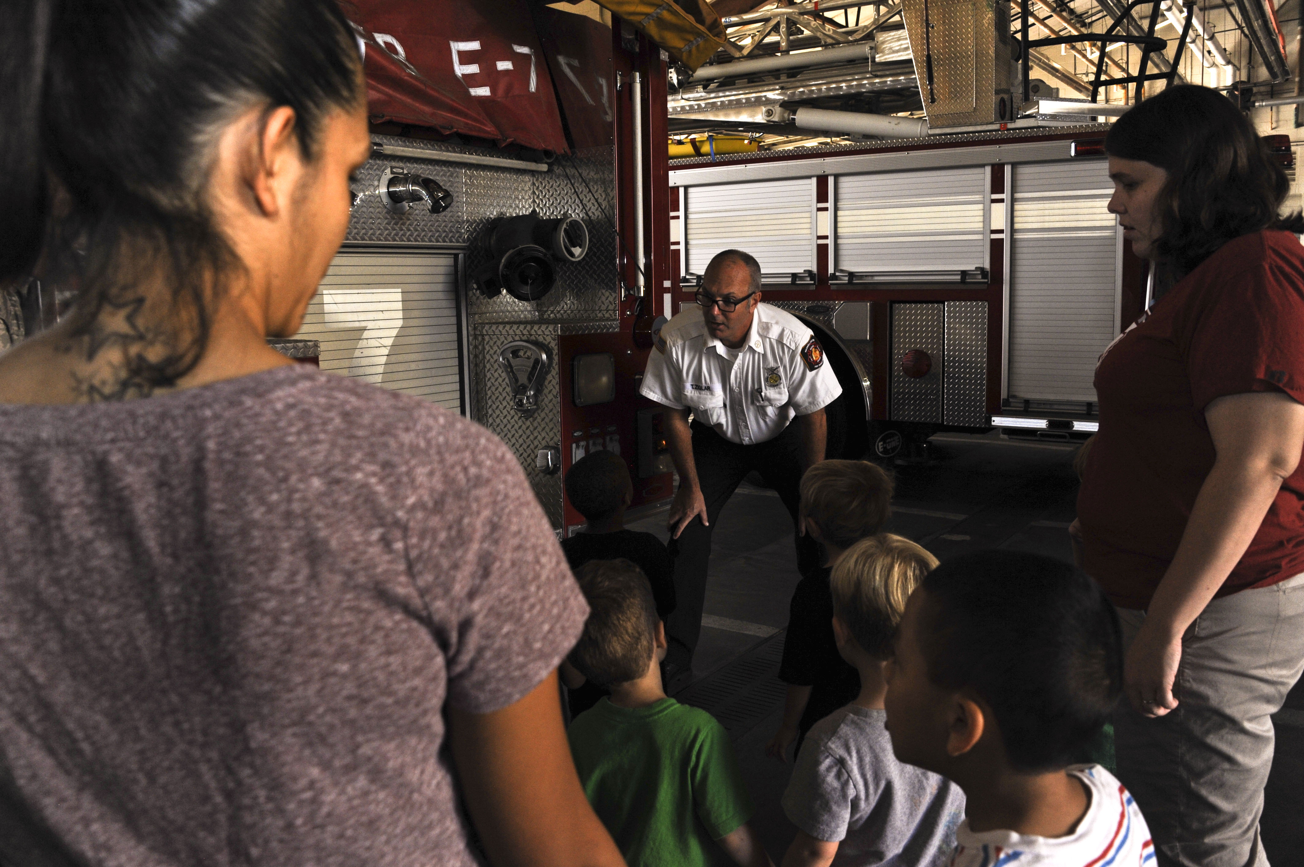CDC tours Maxwell fire department