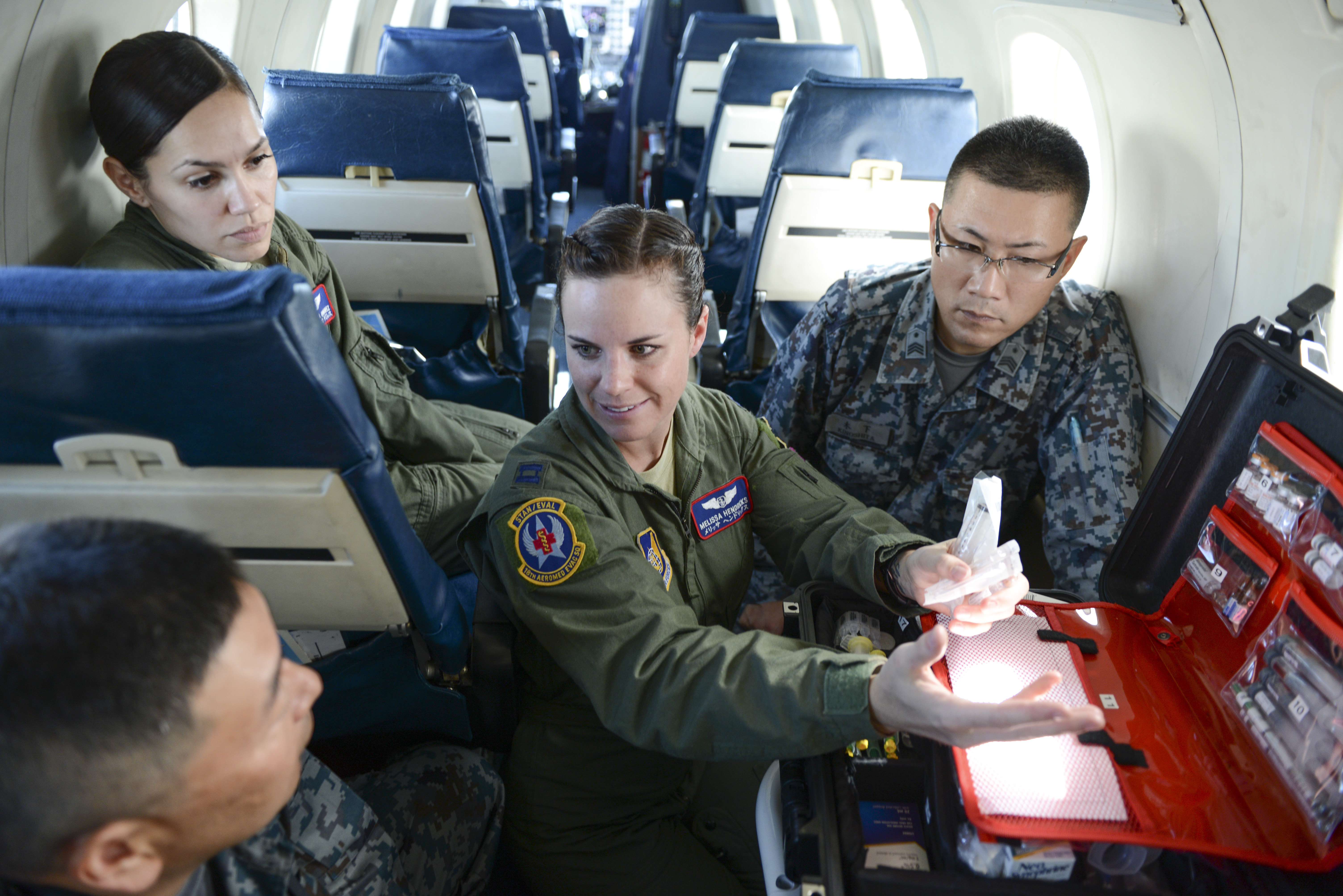 U.S.-JASDF medevac training