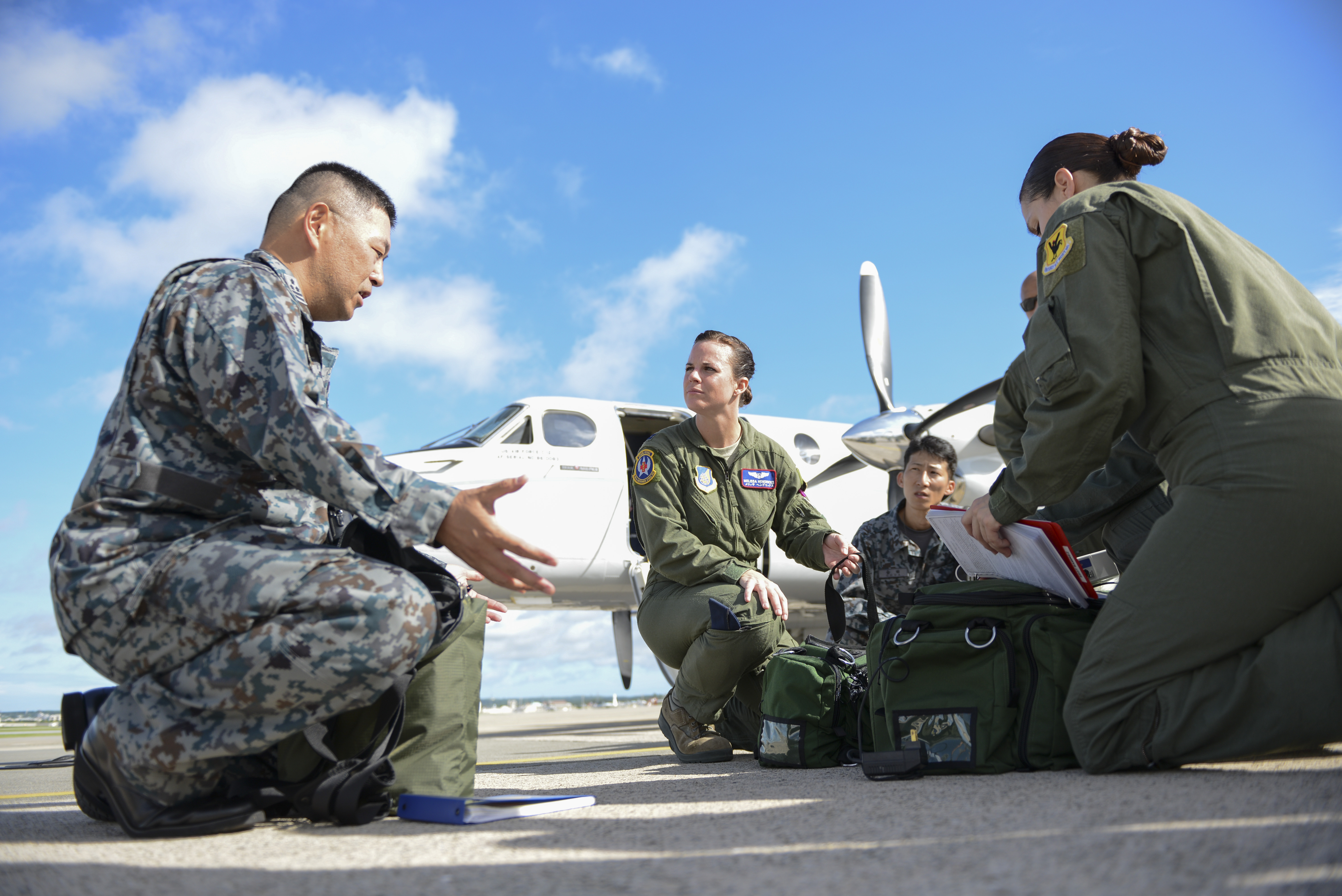 U.S.-JASDF medevac training