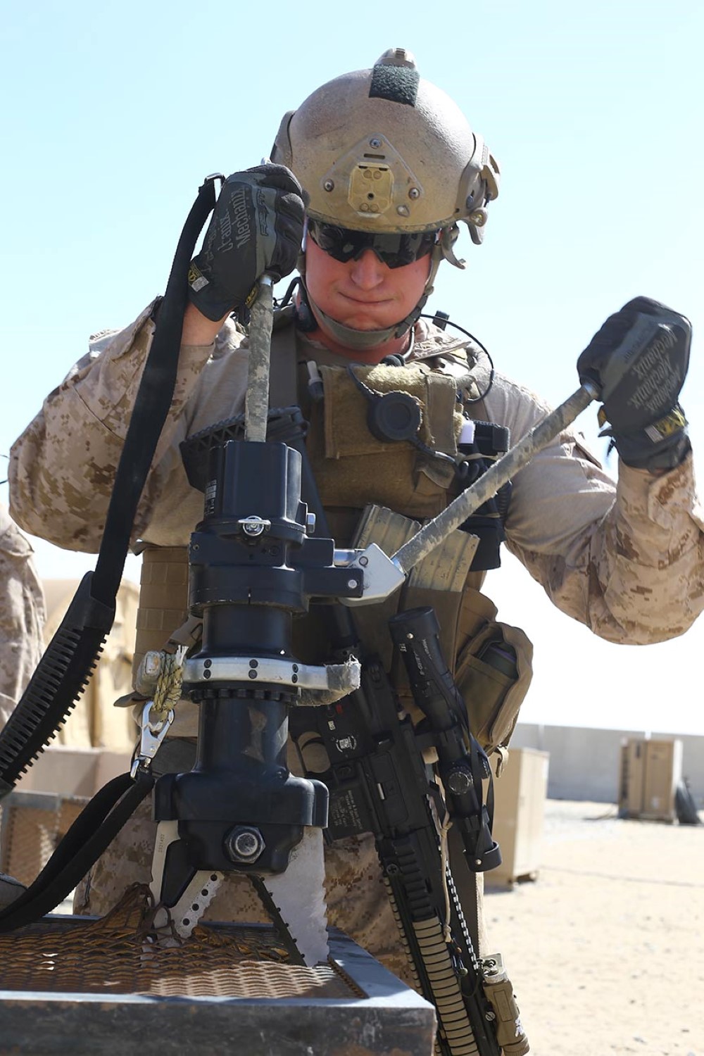 Recon Marines Practice Breeching