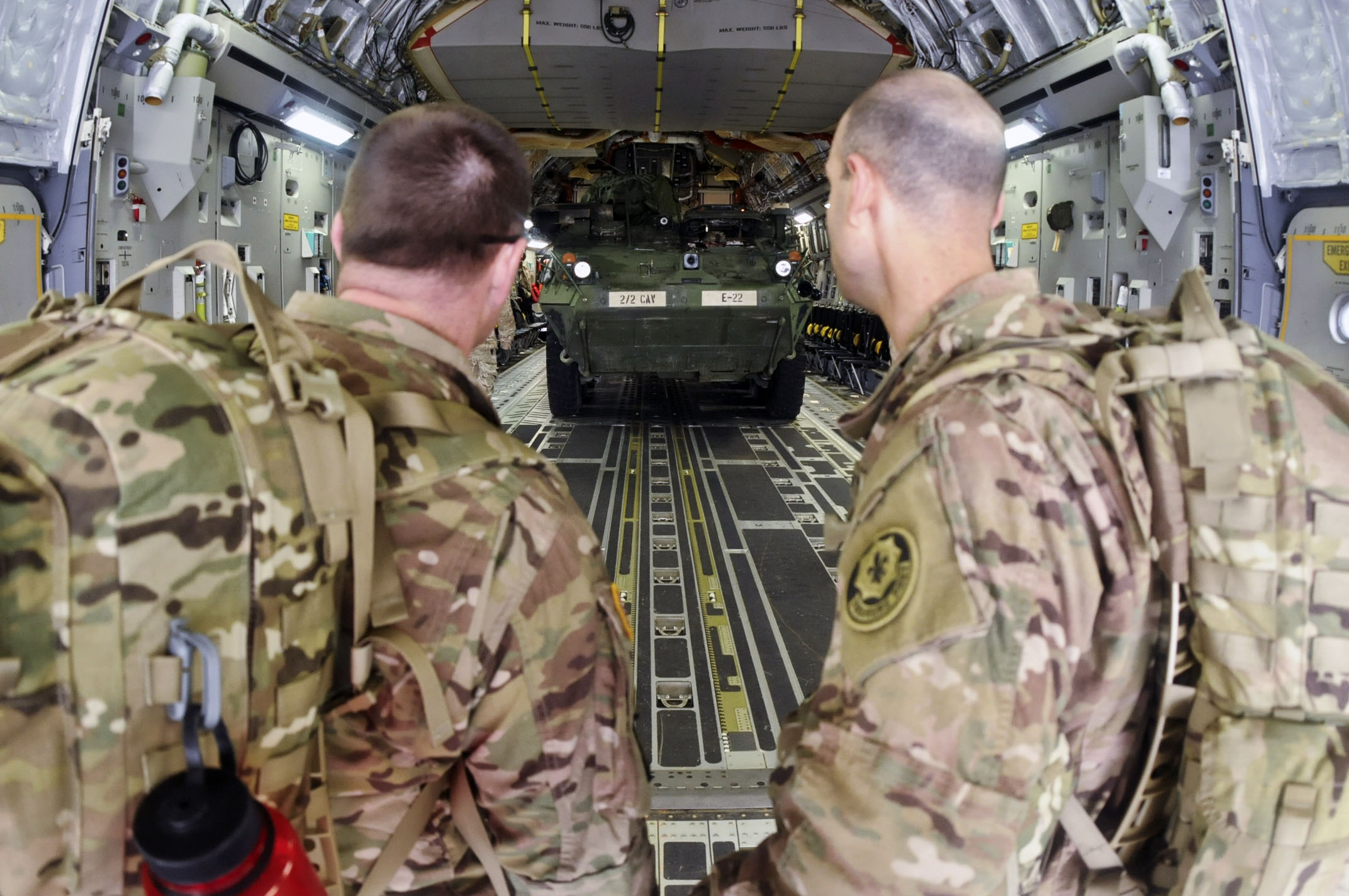 U.S. Army Sgt. 1st Class Eric A. Doolittle, left, and Army Staff Sgt ...