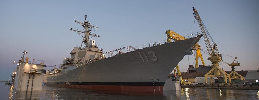 Future USS John Finn (DDG 113) Launched