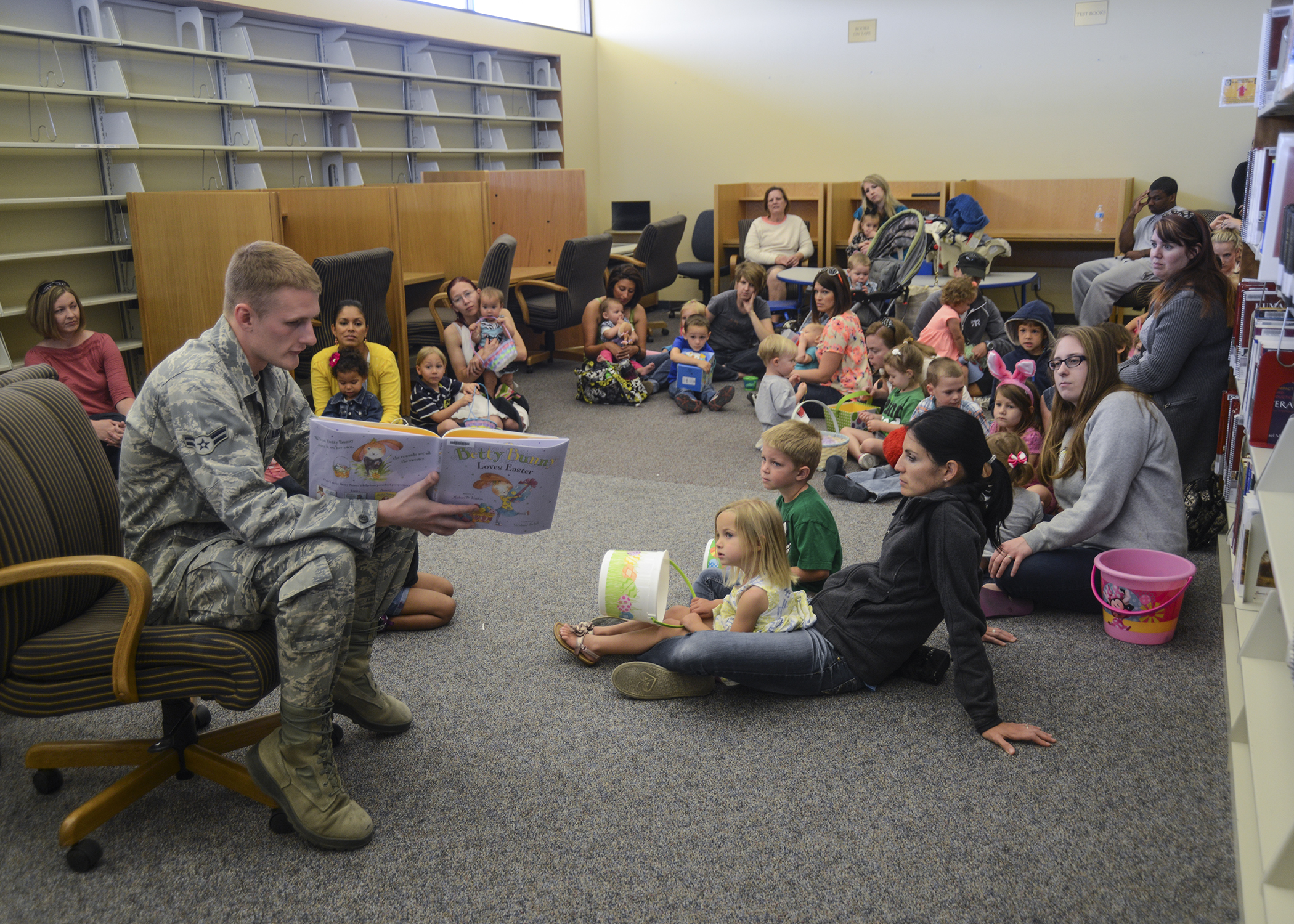 Things are hopping at the base library > Edwards Air Force Base ...