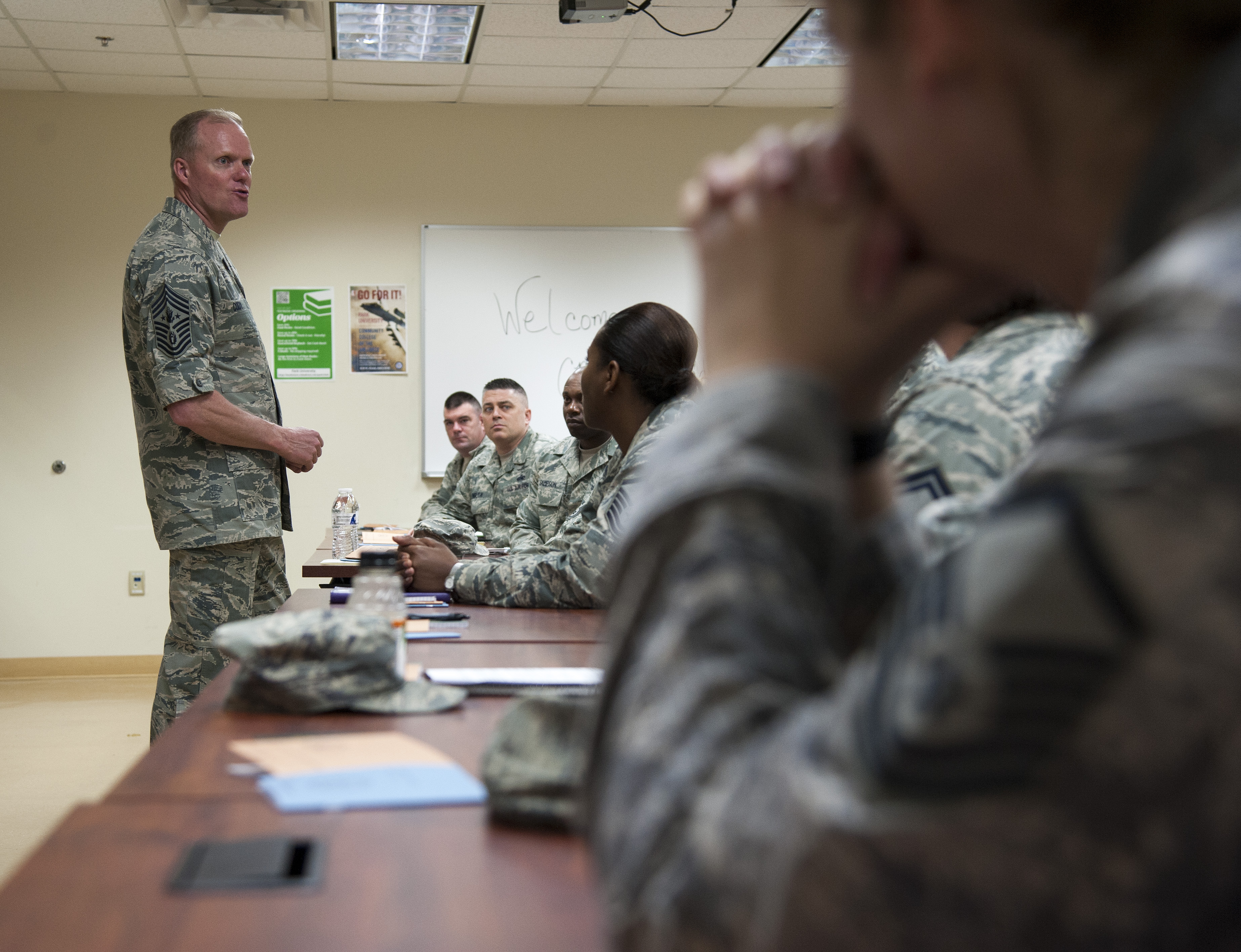 A sit-down with CMSAF James Cody > Laughlin Air Force Base > Display