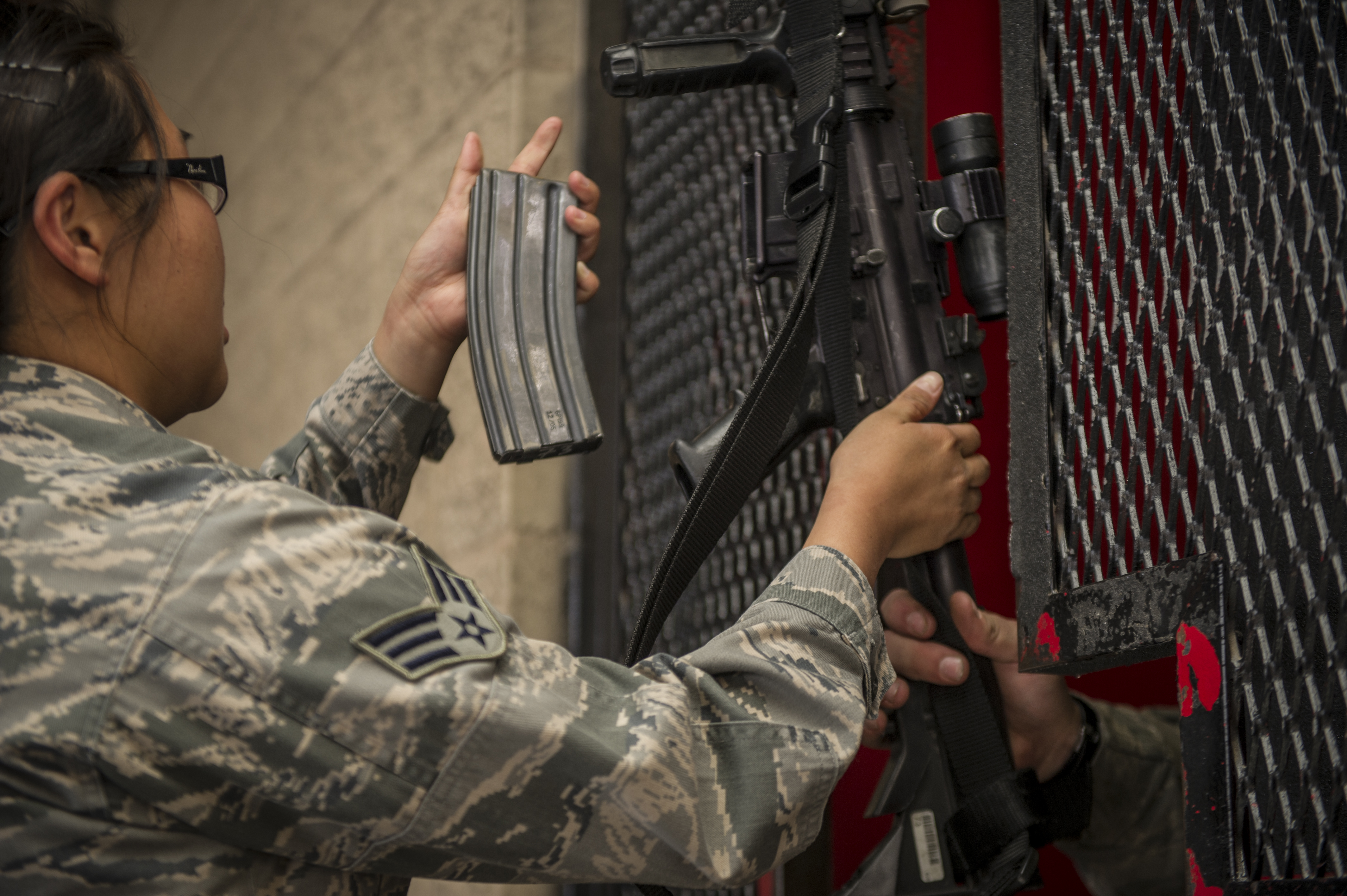 49th SFS armory > Holloman Air Force Base > Display