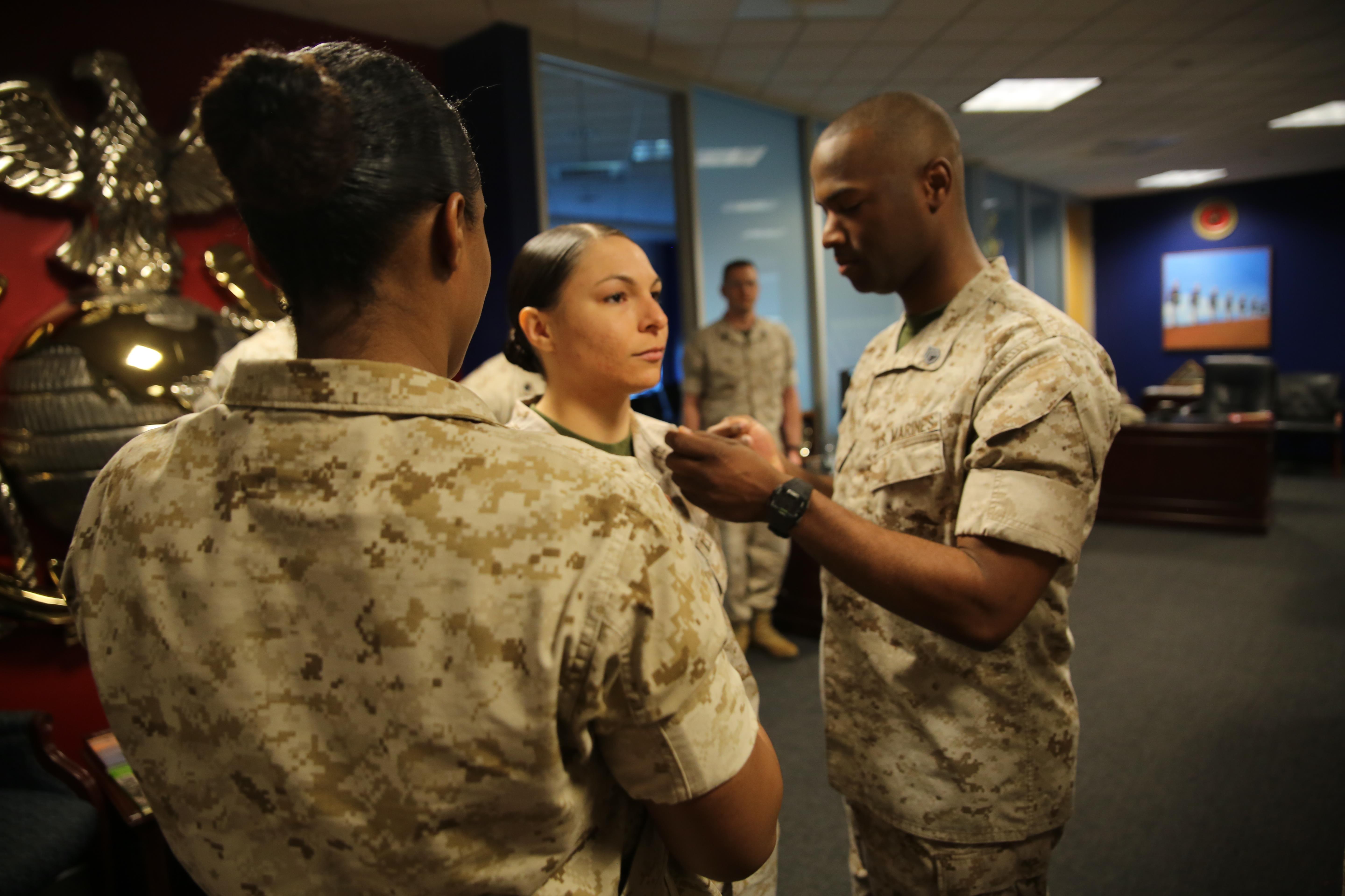 Marine Promoted to Rank of Sergeant