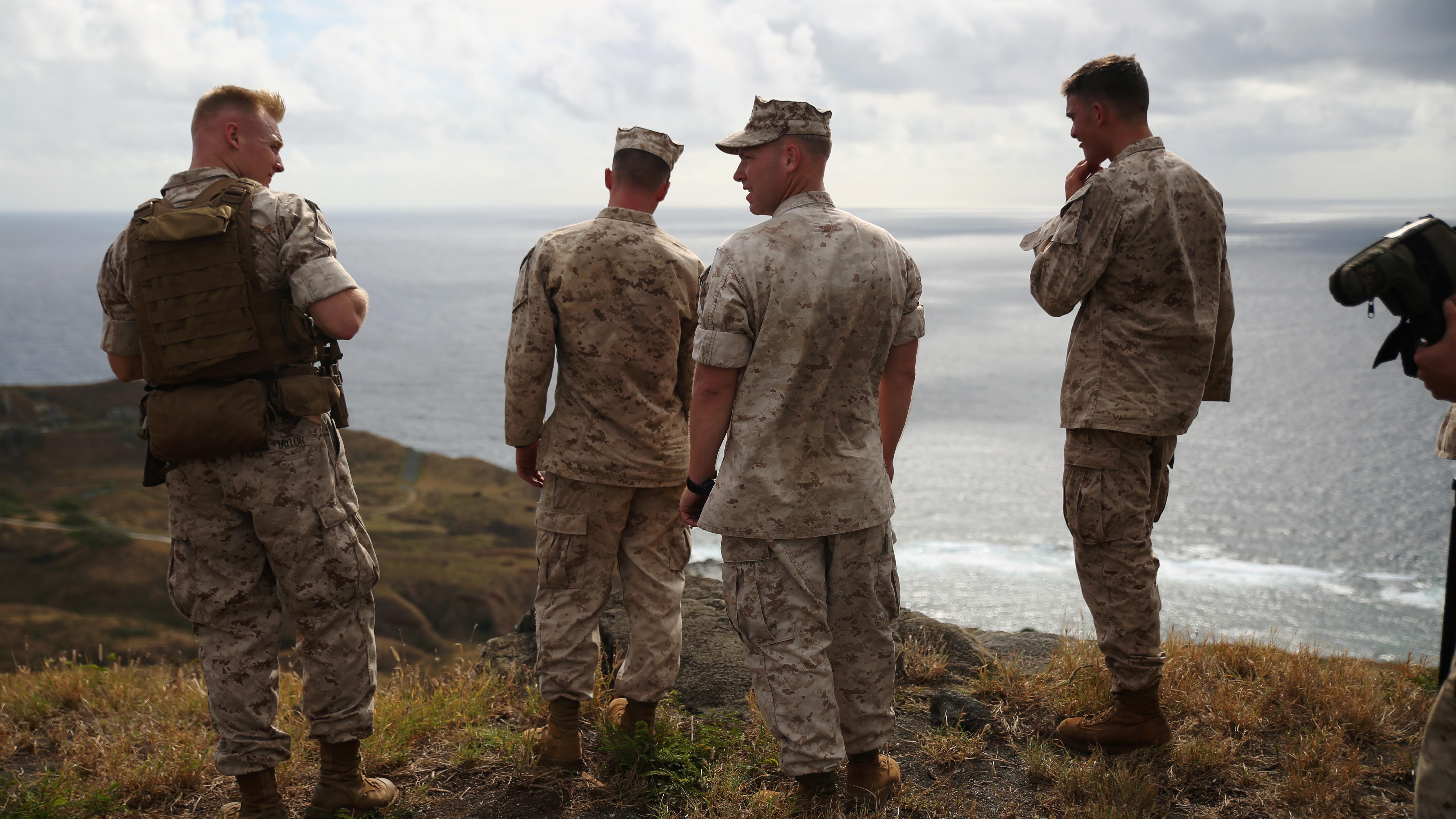 Hawaii snipers train in high angle shooting