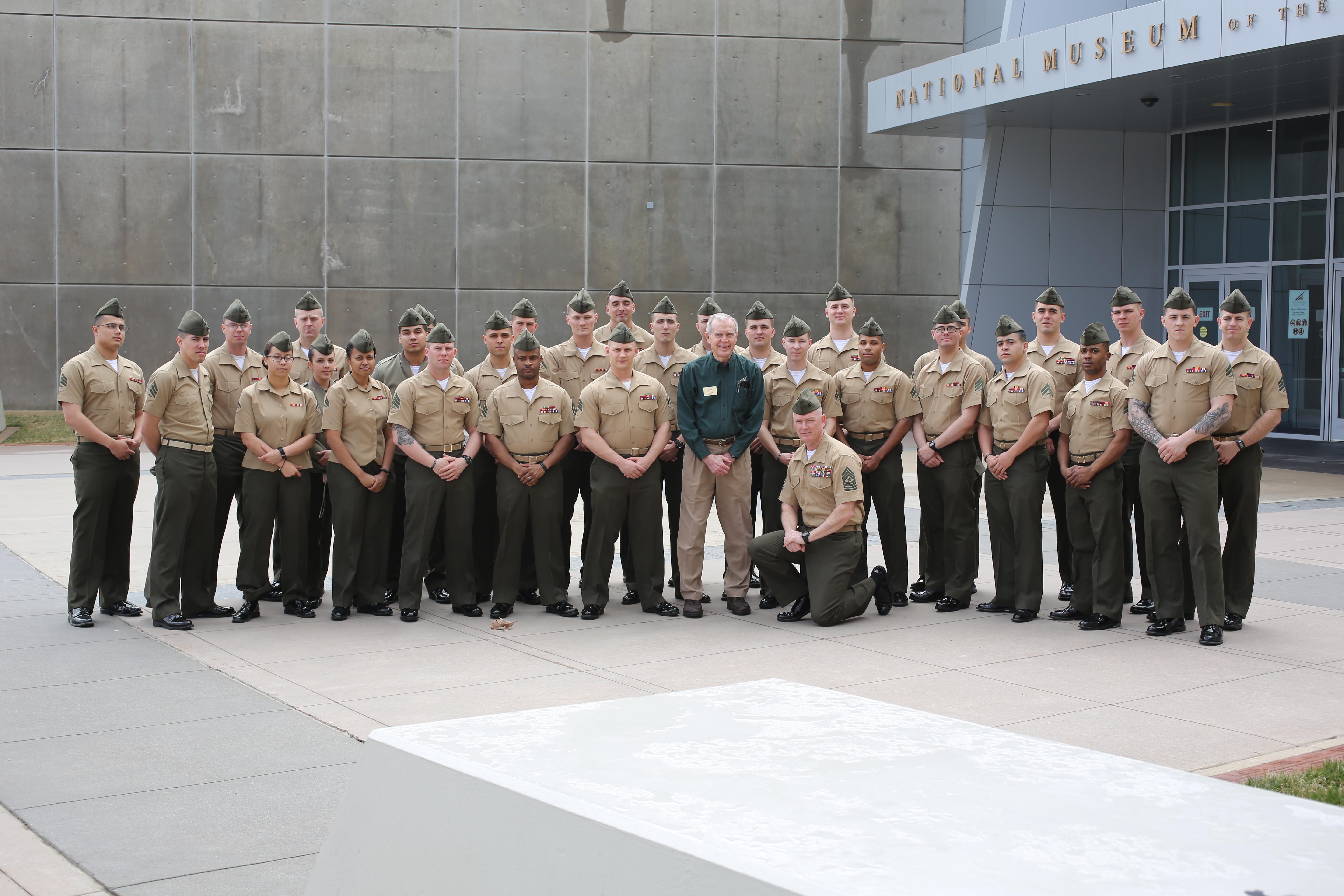 NCO PME at the Meuseum of the Marine Corps