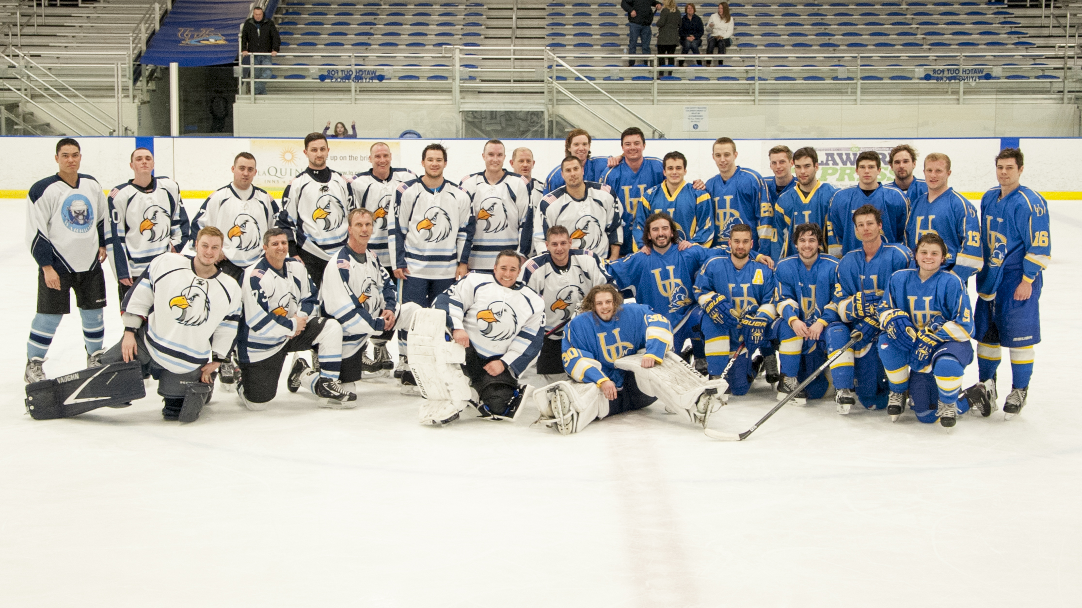 Eagles and Blue Hens take the ice