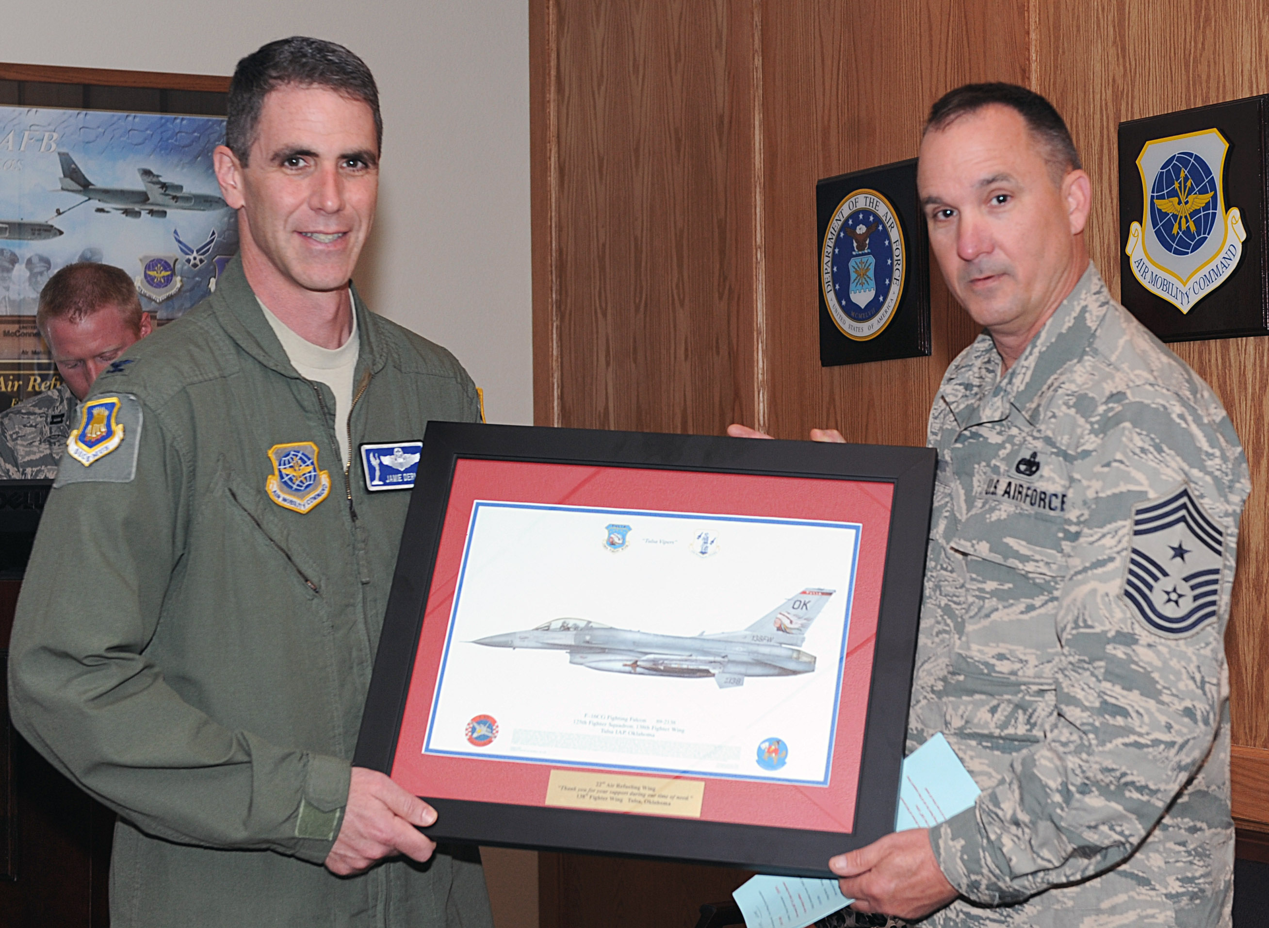 138th FW thanks 22nd ARW > McConnell Air Force Base > News