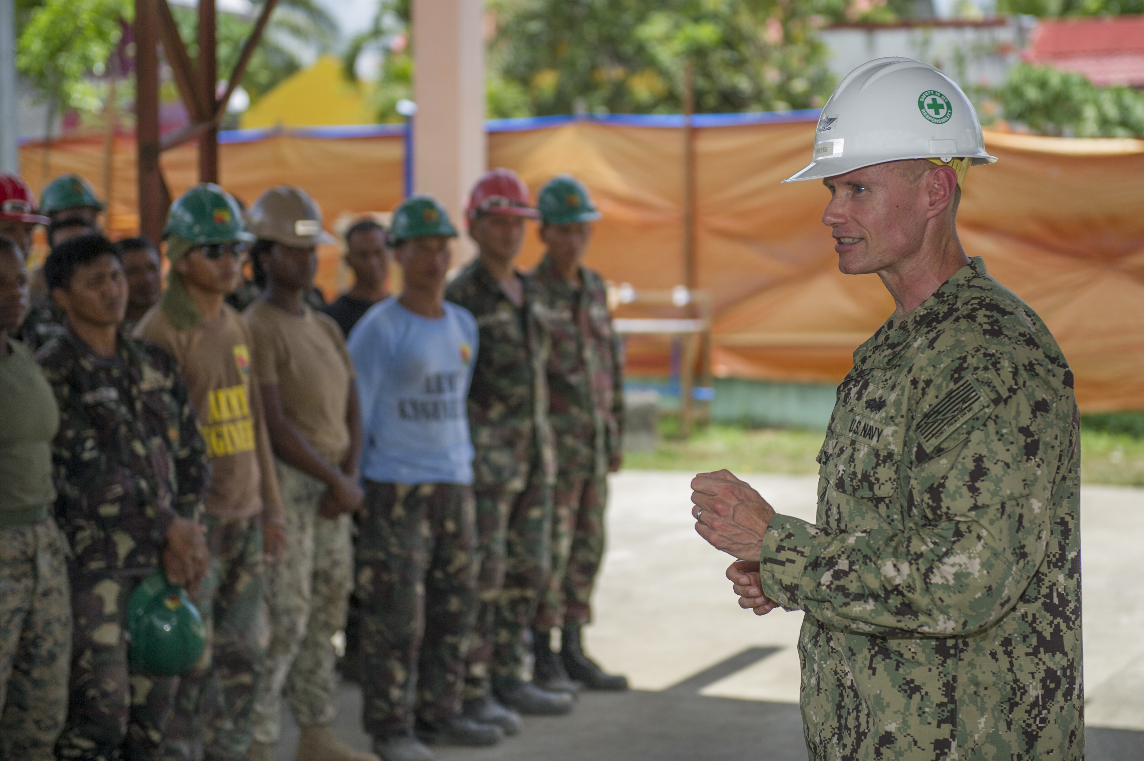 U.S. Navy Captain commends PHL, U.S. dedication to construction projects