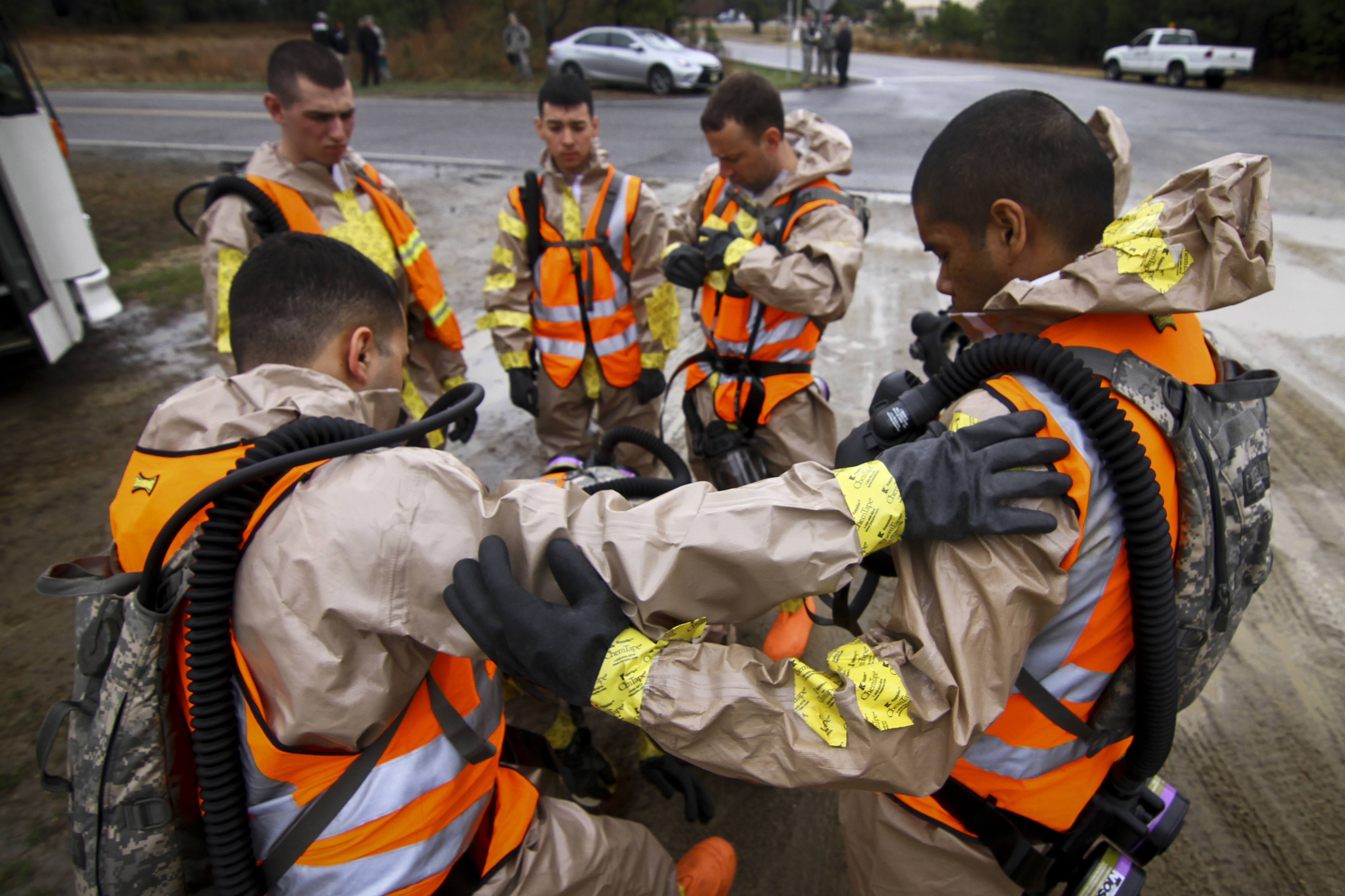 Soldiers gear up for a full-scale exercise involving over 600 Army and ...