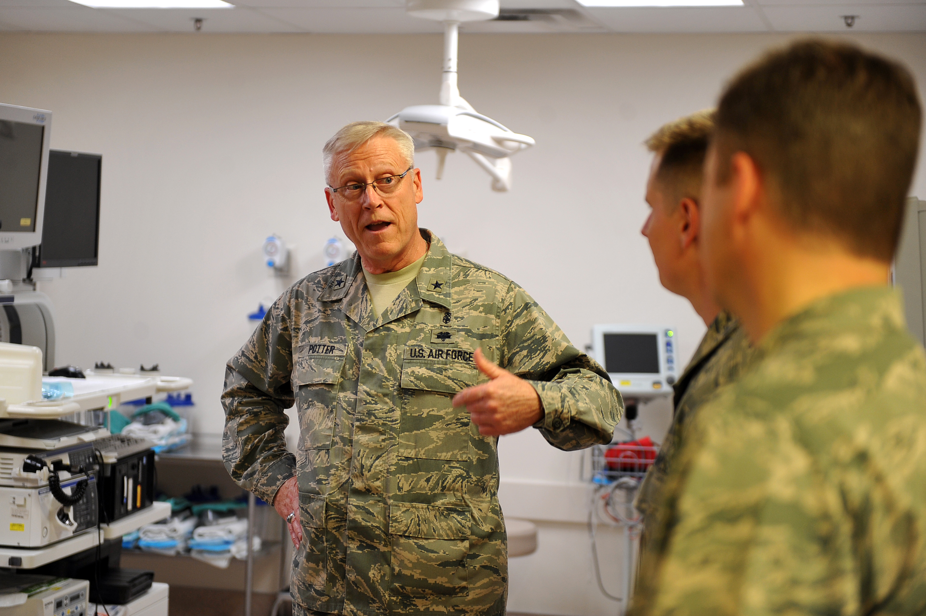Medical Service Corps manpower, personnel and resources director visits ...