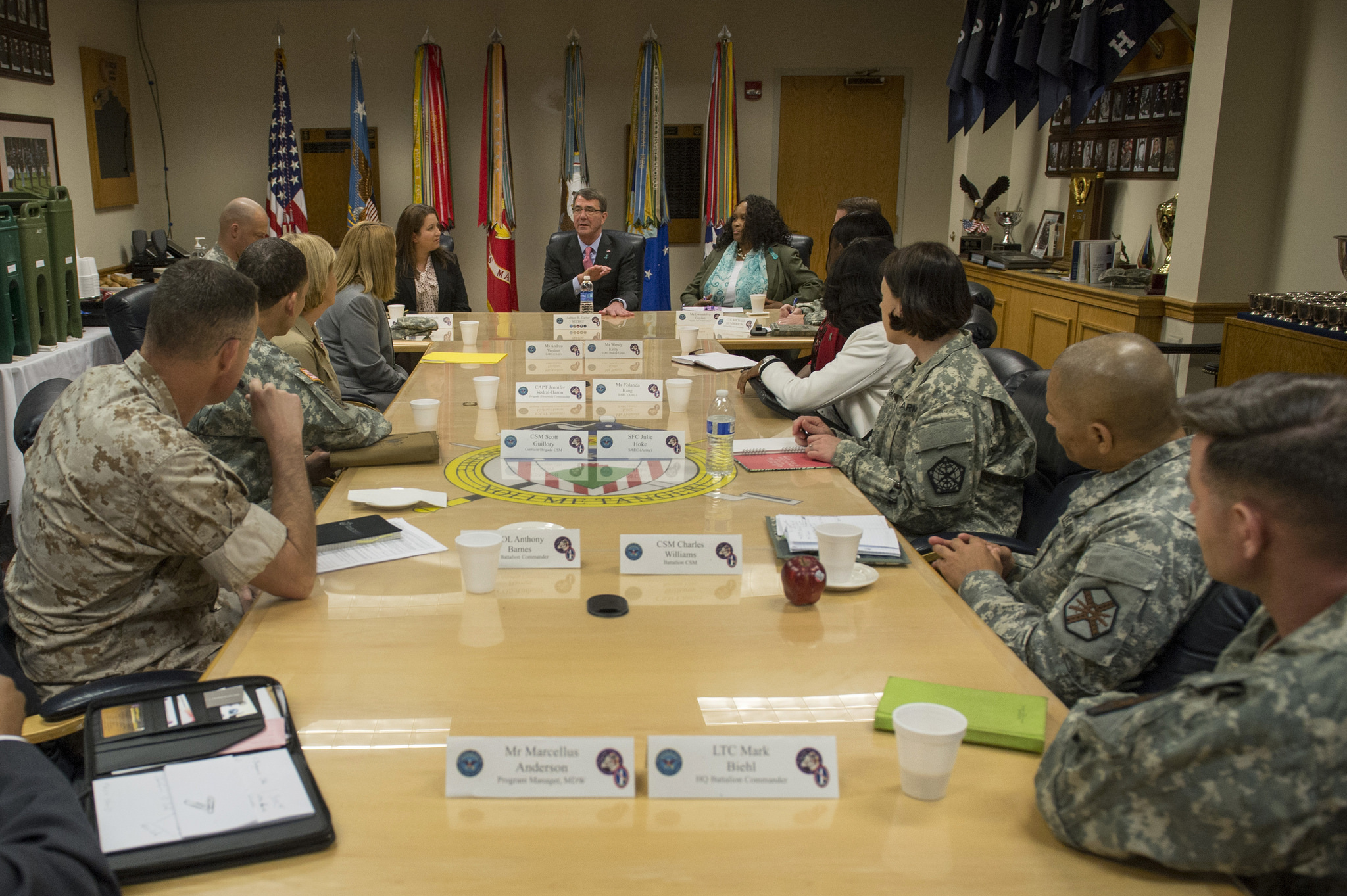 Military Round Table Meeting