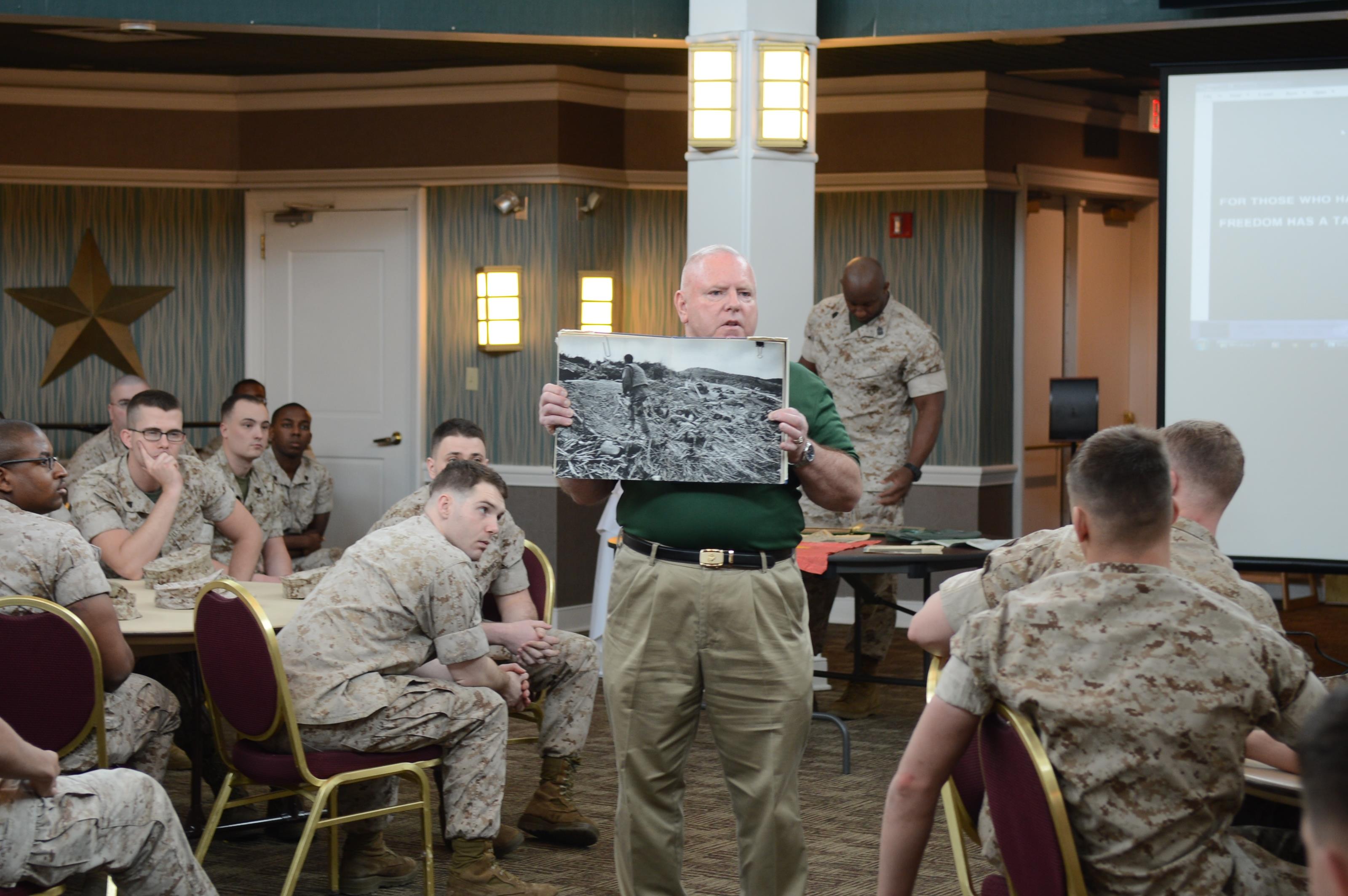 Vietnam Veteran conducts PME for Quantico NCOs, tells lessons learned ...