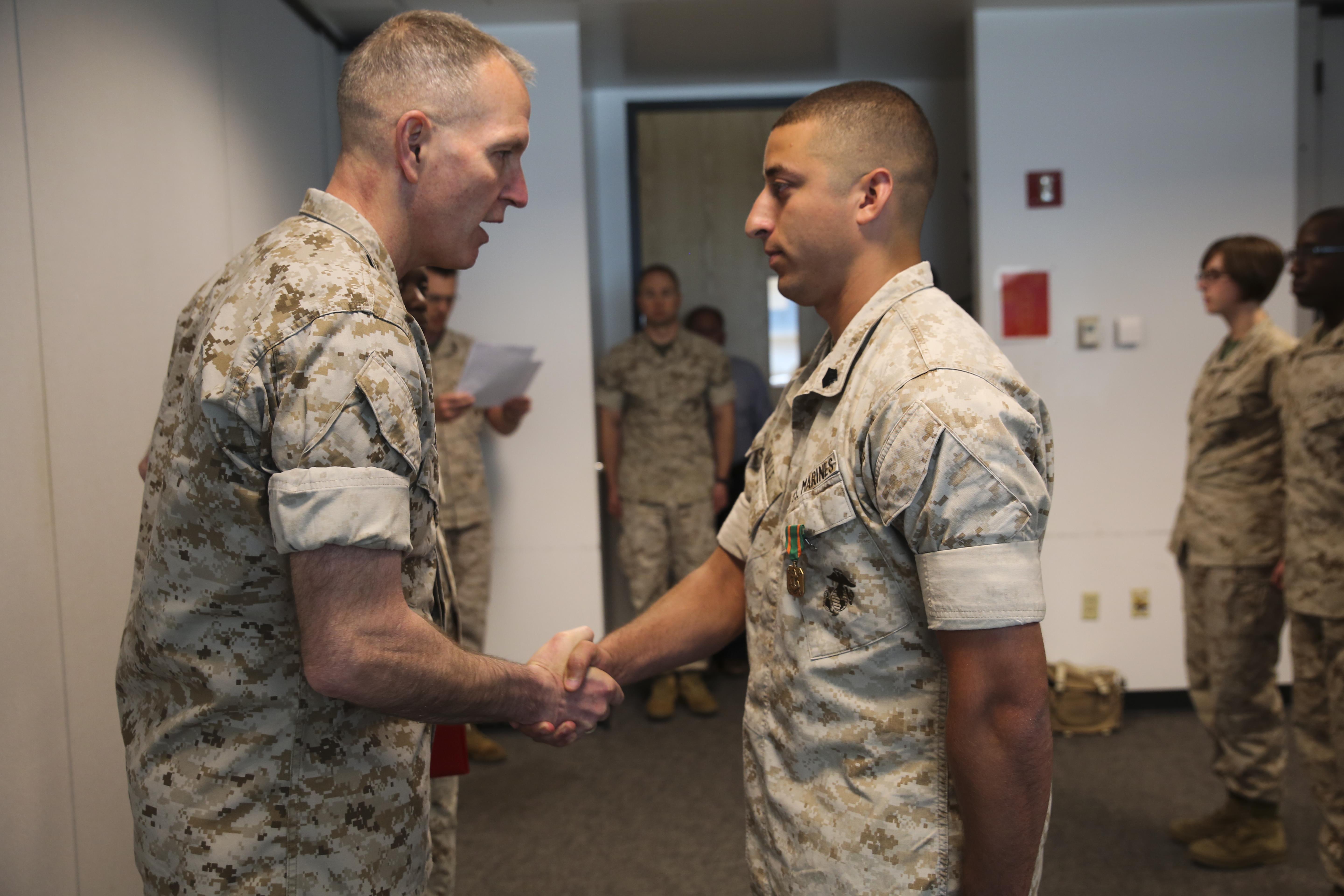 Marketing Public Affairs Marine Receives Award in Support of MCRC's ...