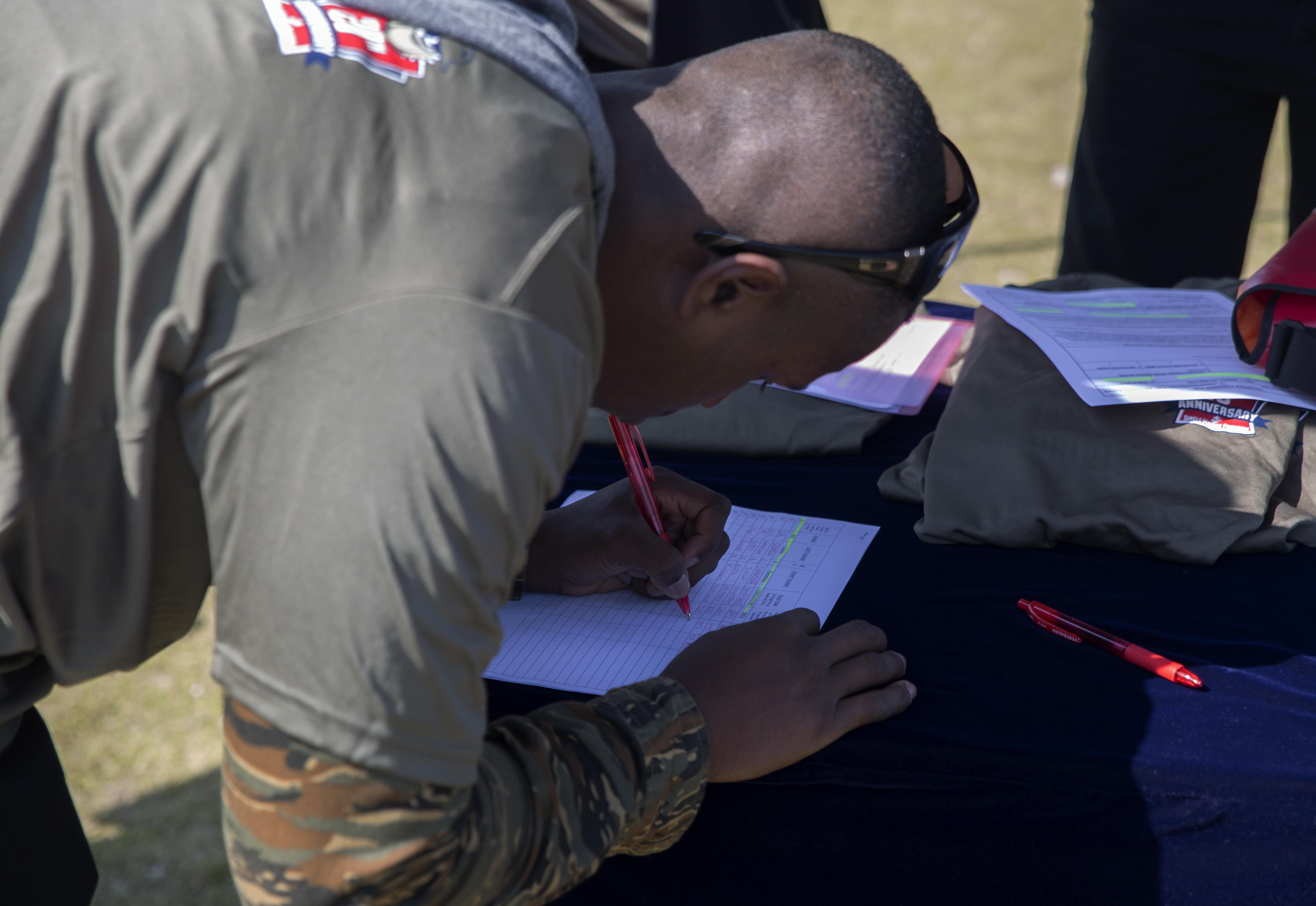 CLC-36 Marine volunteers his service on, off duty