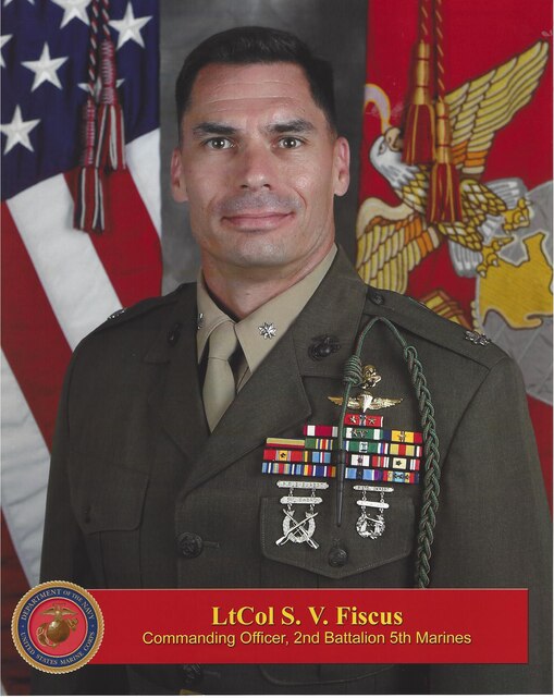 Lieutenant Colonel Stephen V. Fiscus > 1st Marine Division > Biography