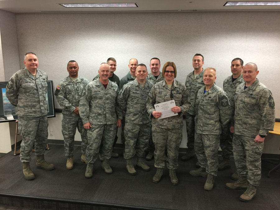 JBER Chiefs Group Choice Award winner for the month of March 2015