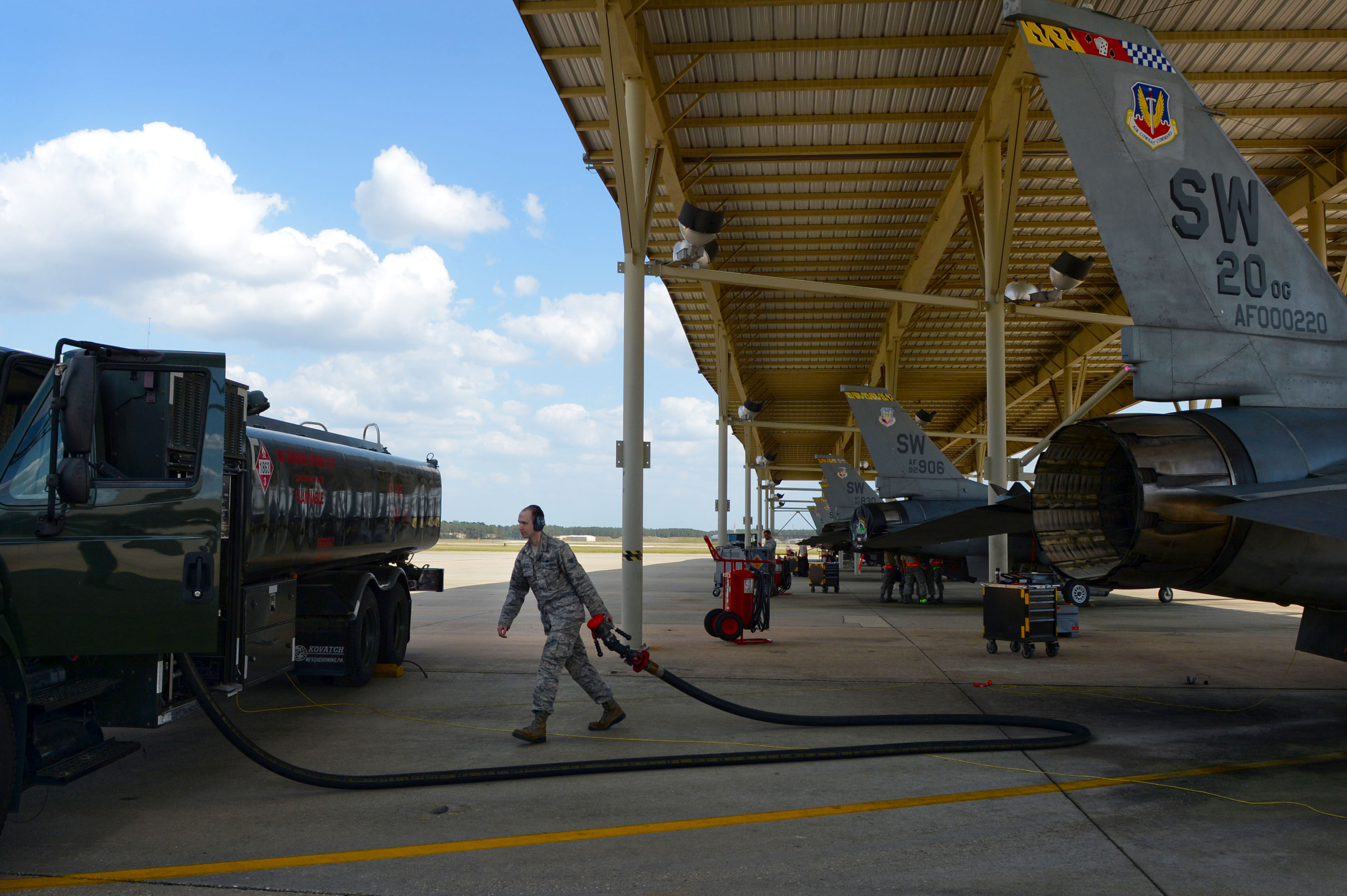 From rails to mach two > Shaw Air Force Base > Display