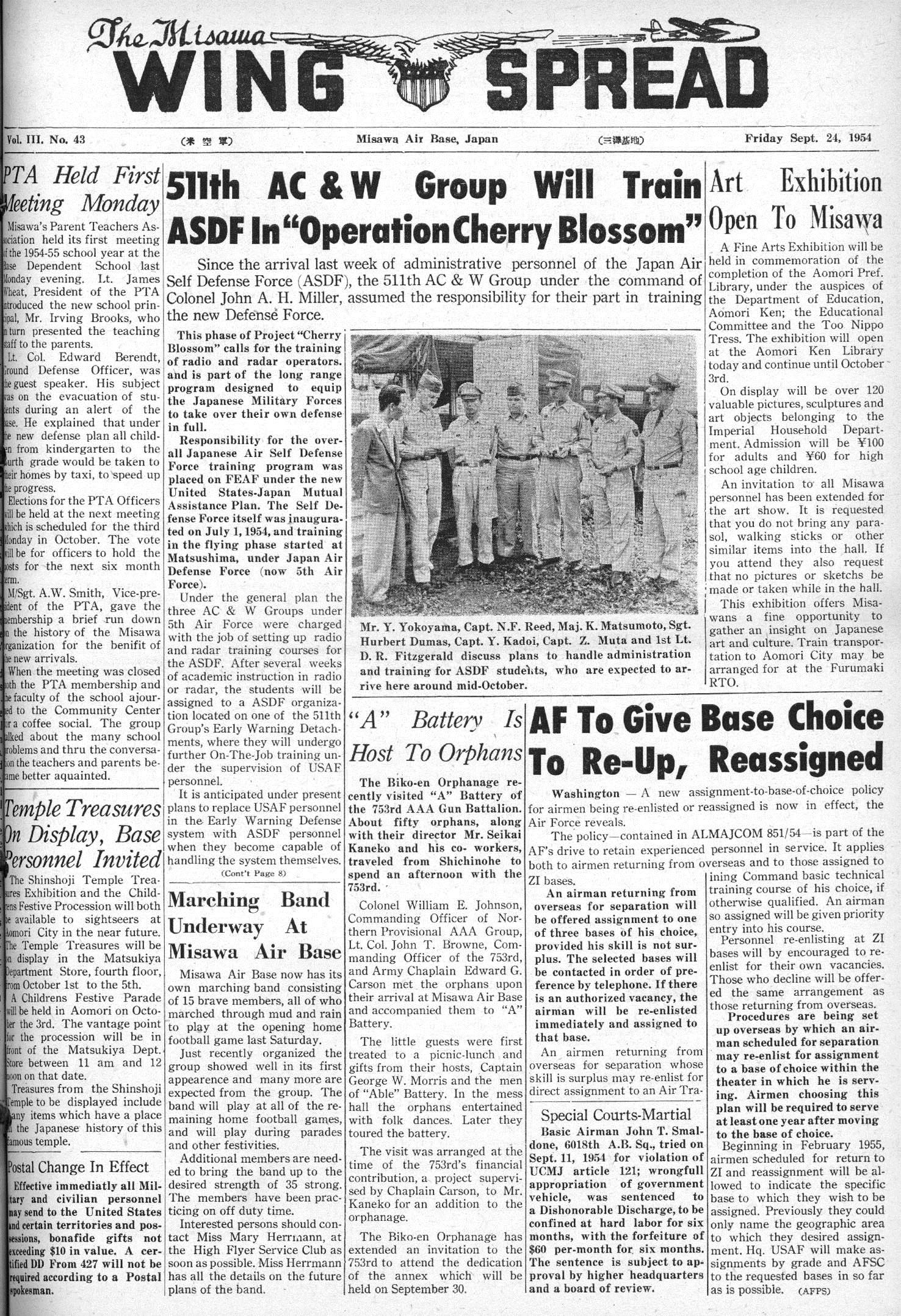 Operation Cherry Blossom at Misawa AB