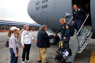 RESPONSE TEAM ARRIVES