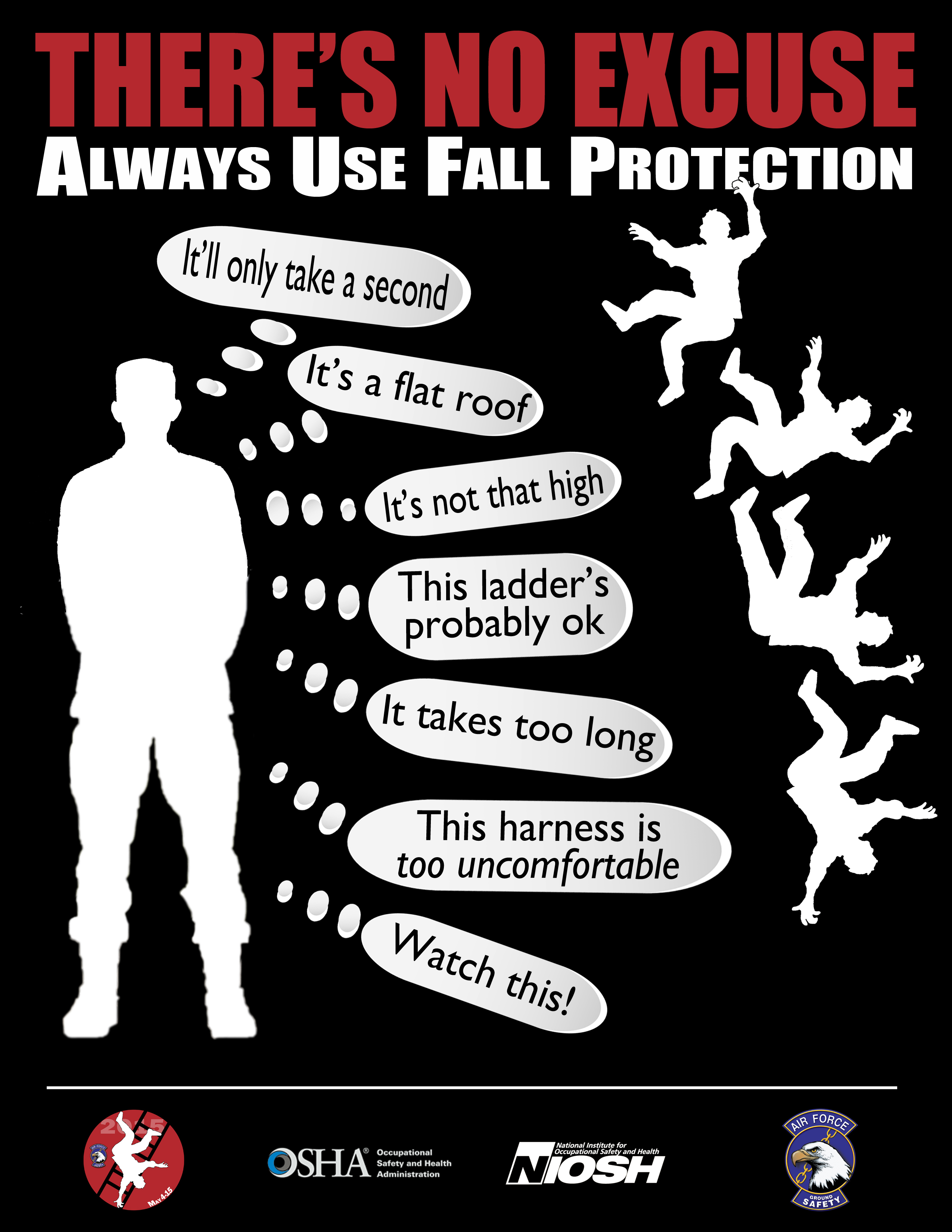 Air Force Ground Safety Focuses On Fall Protection Air Force Safety