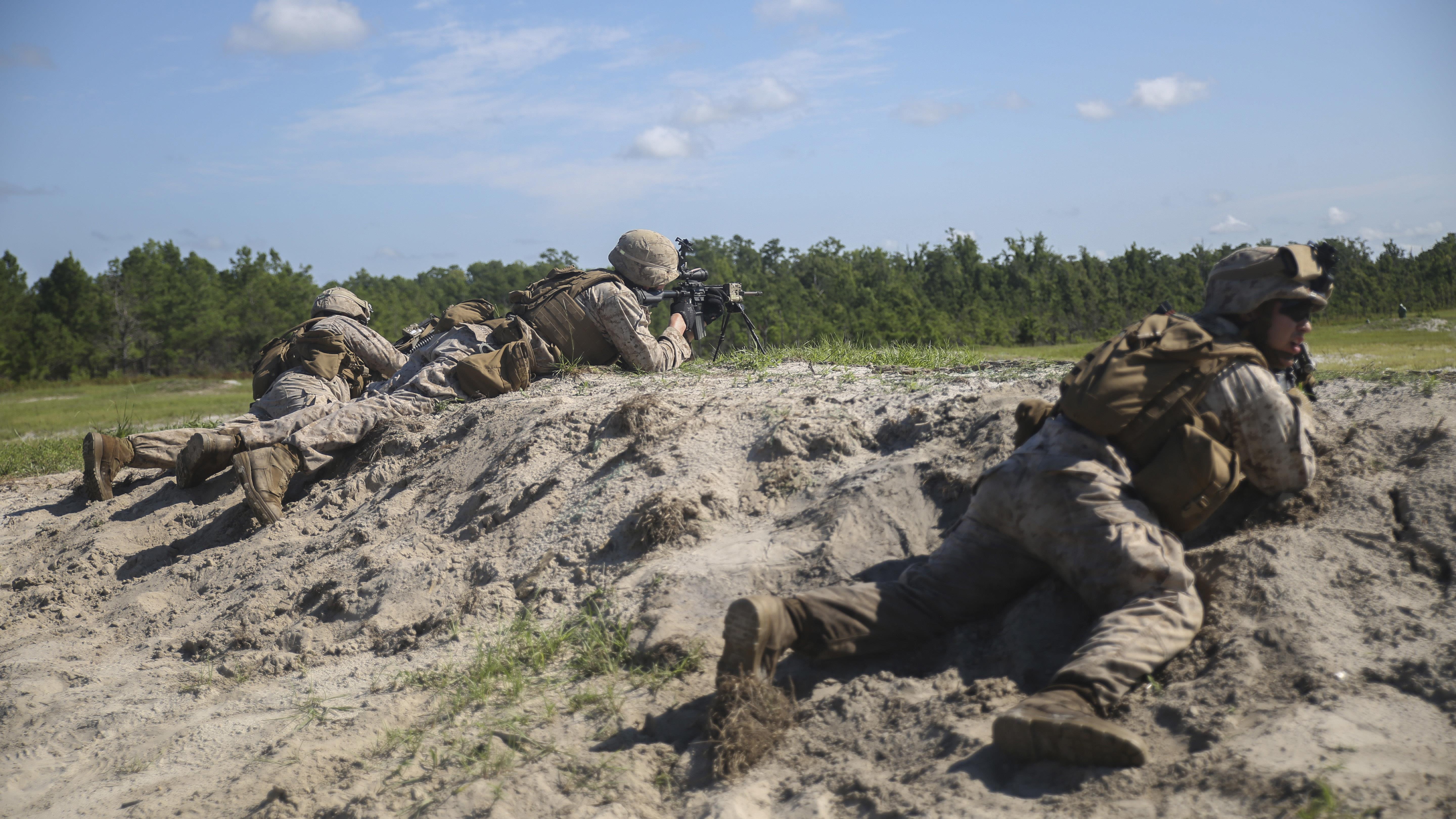 Pushing through: 2/2 conducts squad attack exercise