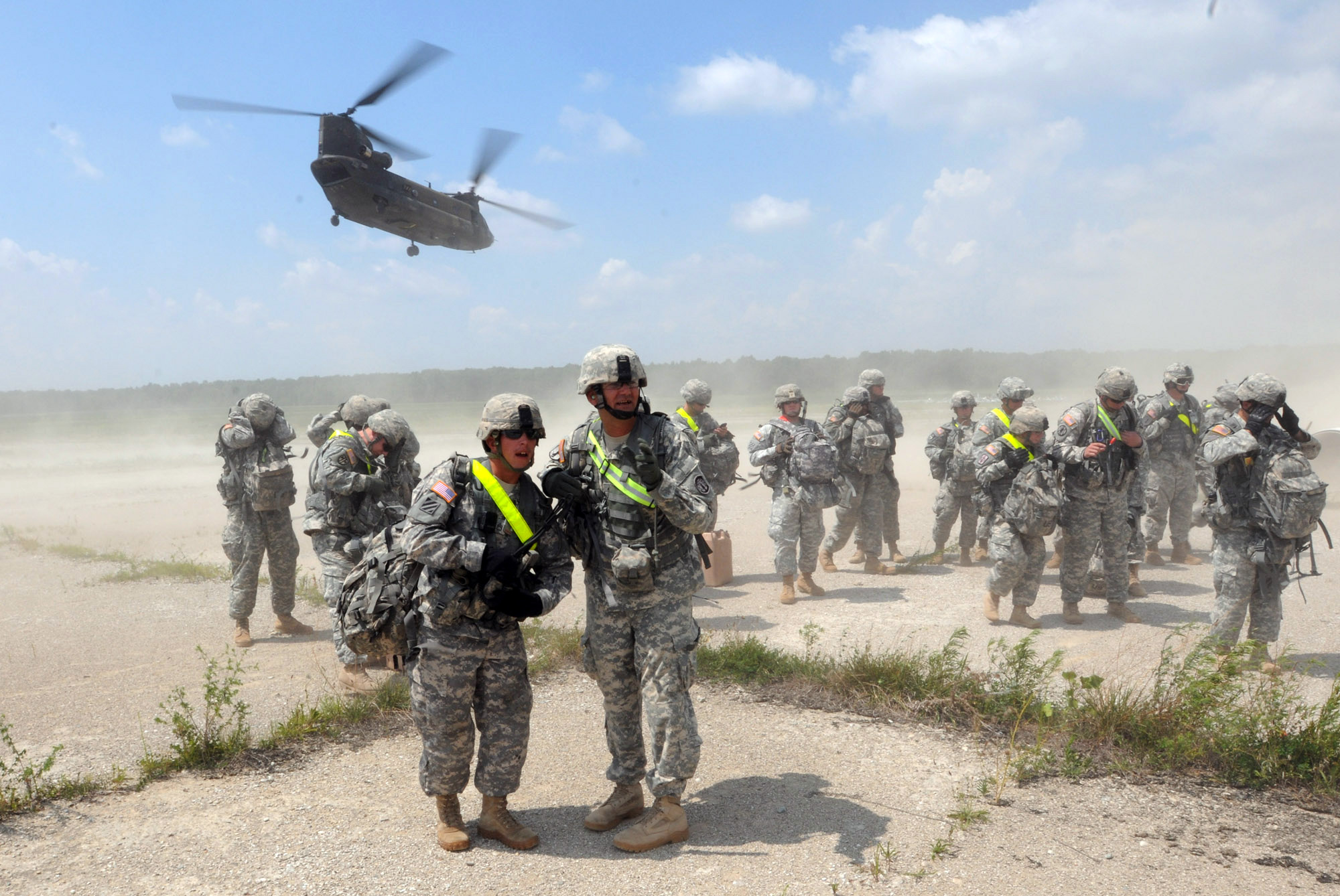 Soldiers from the 546th Military Police Company