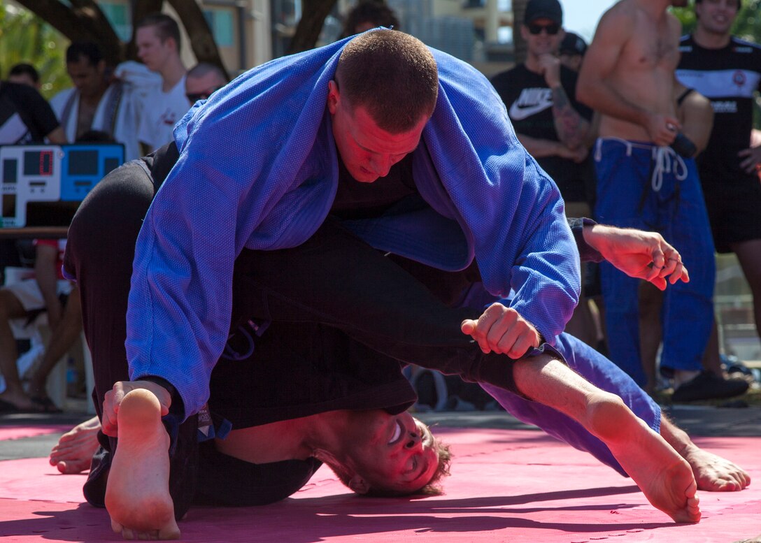 Jiu-jitsu tournament with local Australians, U.S. Marine