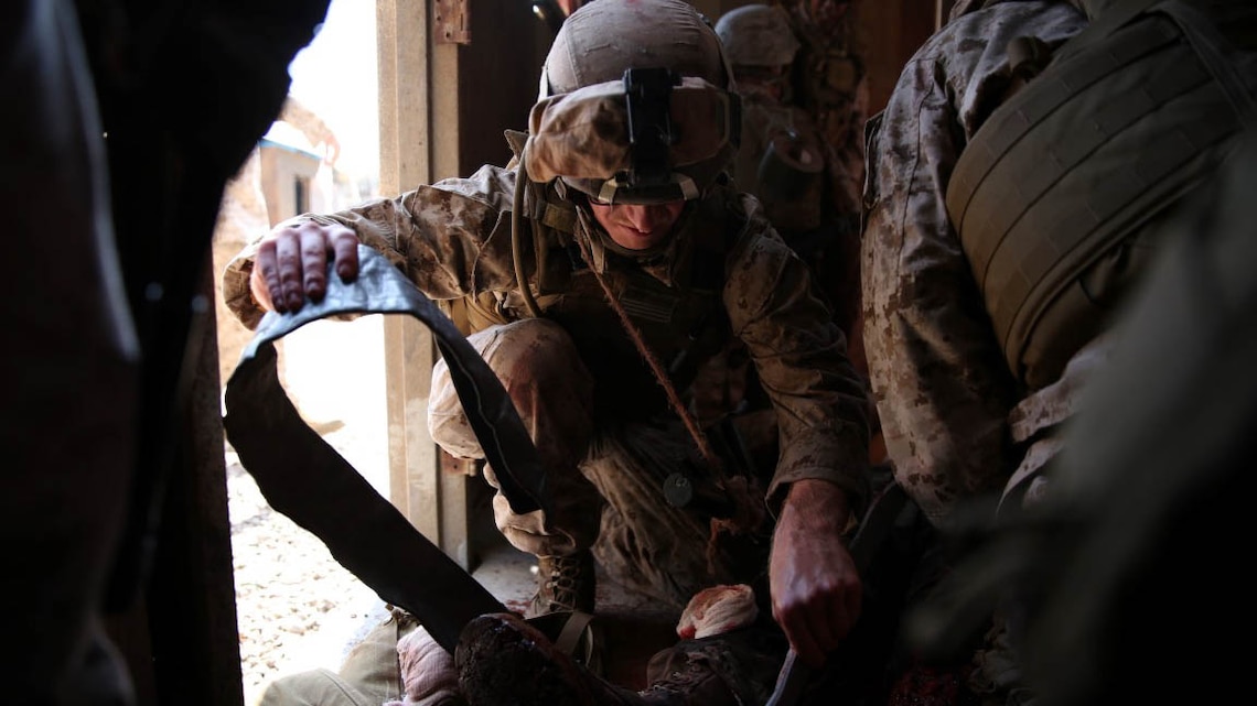 Blue Diamond corpsmen experience tactical combat trauma training ...