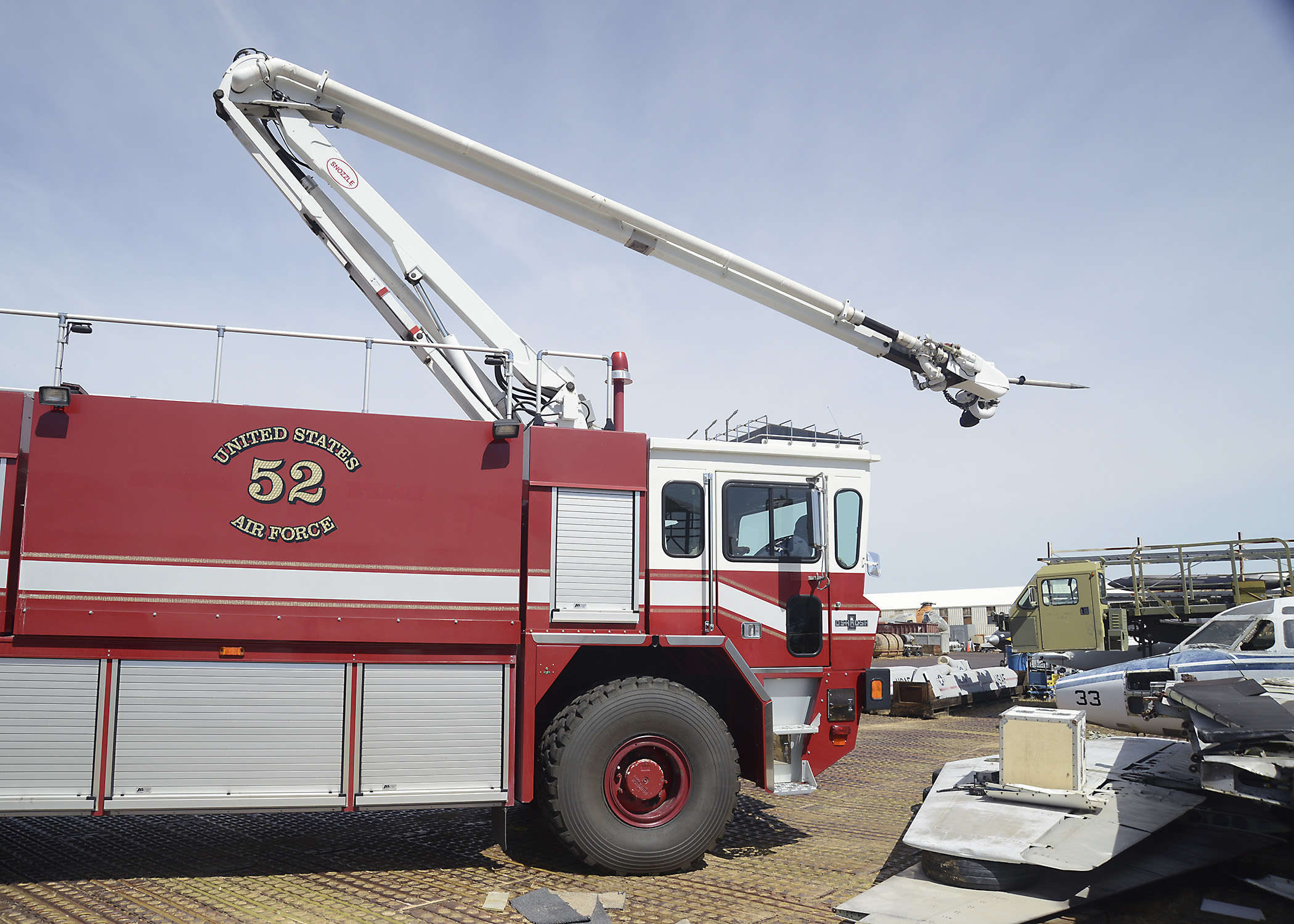 Edwards Fire Department uses AFFT Museum-donated plane for aircraft ...