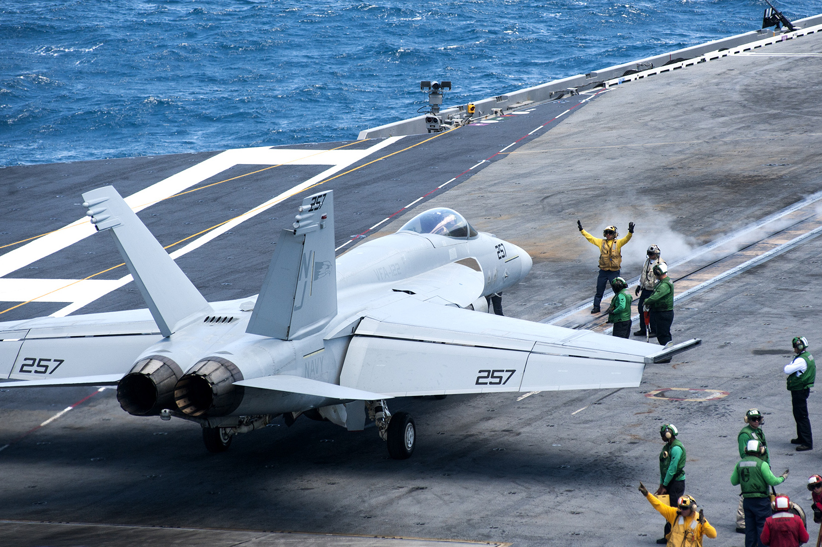 Two Sailors Injured from Aircraft Fire On Board USS Harry S Truman ...