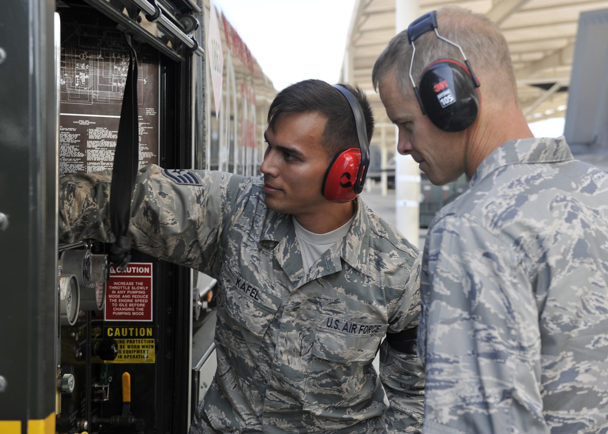 Fuels NCO shadowed by commander > Tyndall Air Force Base > Article Display