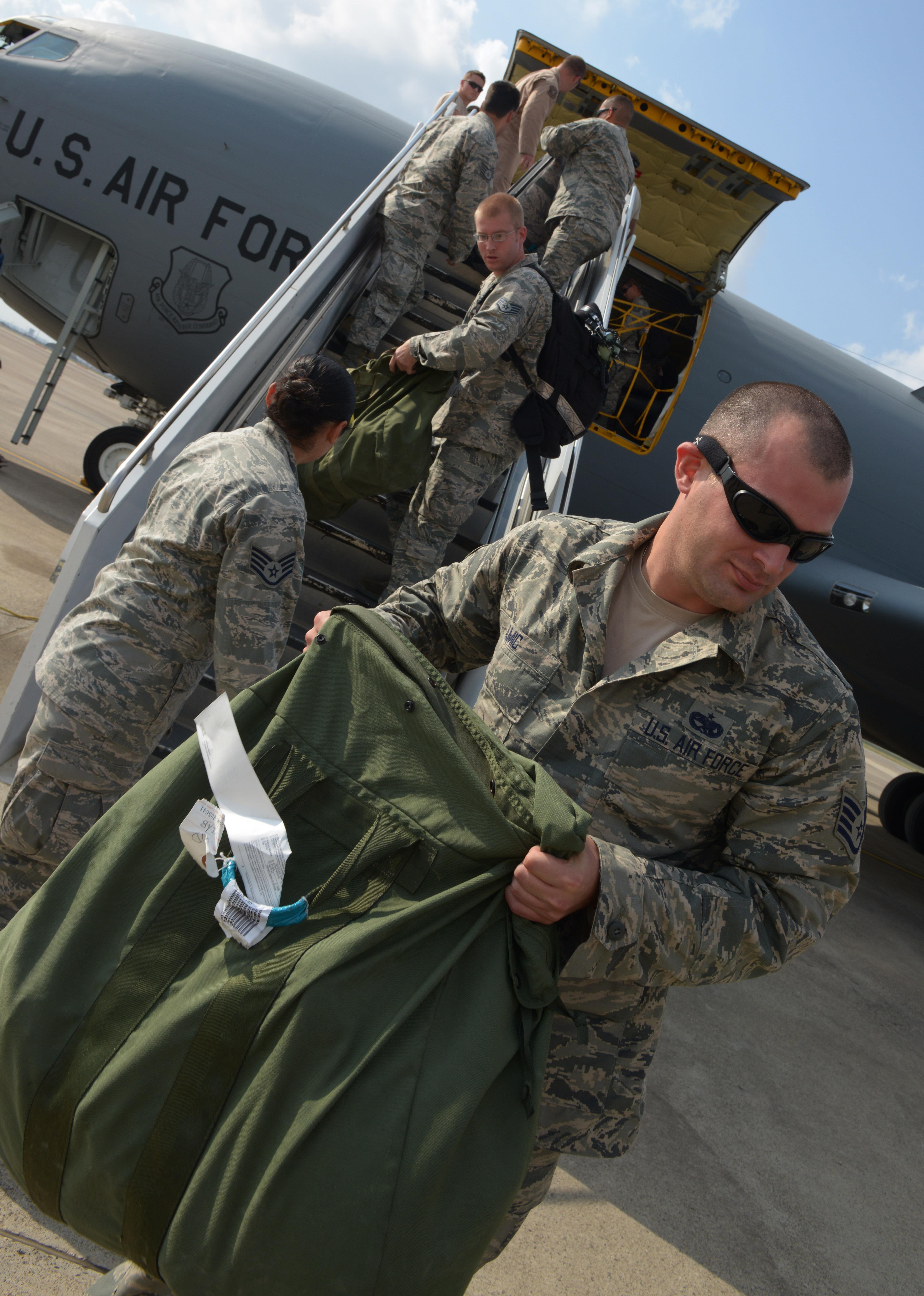 KC-135 delivers OIR force equipment, personnel > U.S. Air Forces ...