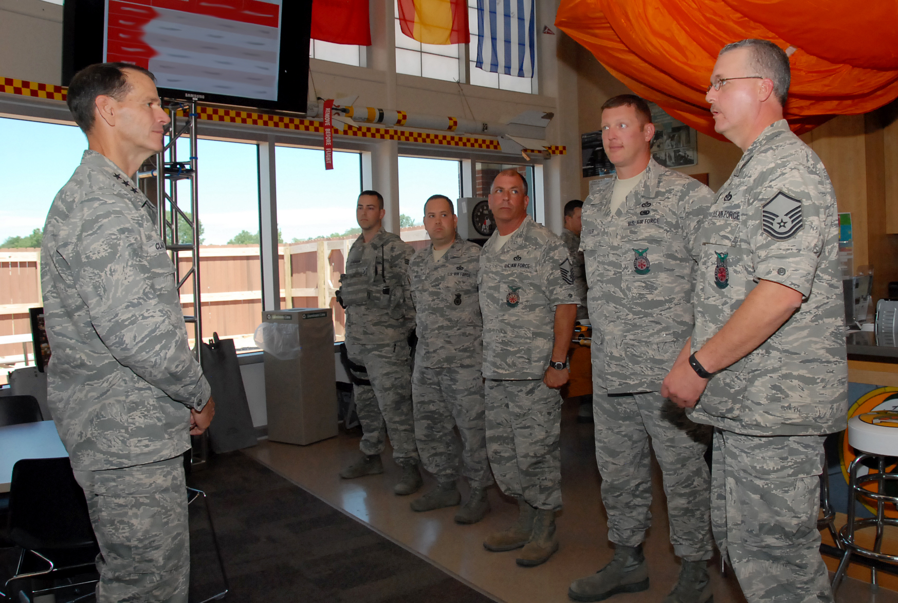 Director of the Air National Guard visits 178th Wing