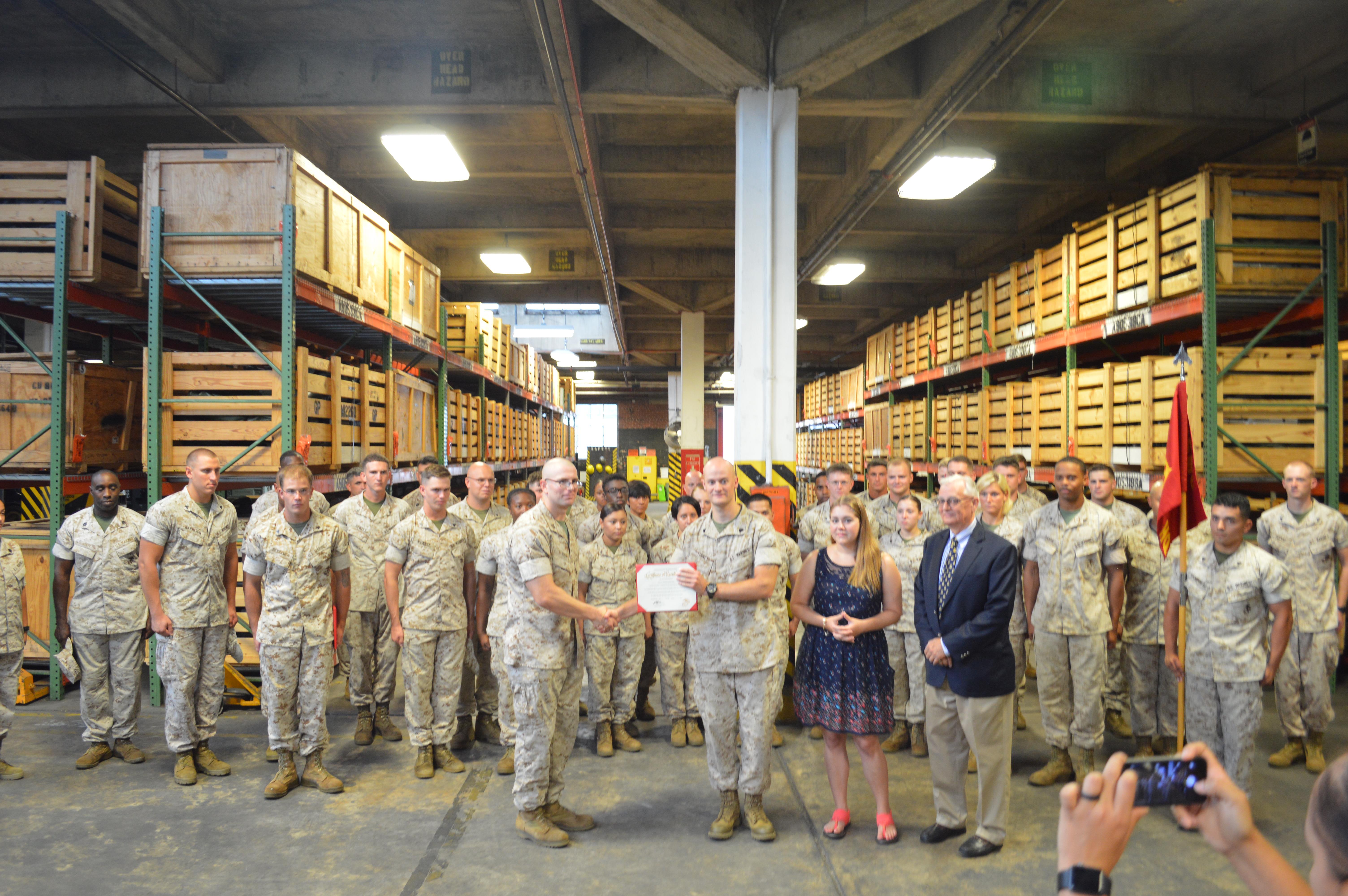 Reenlistment ceremony