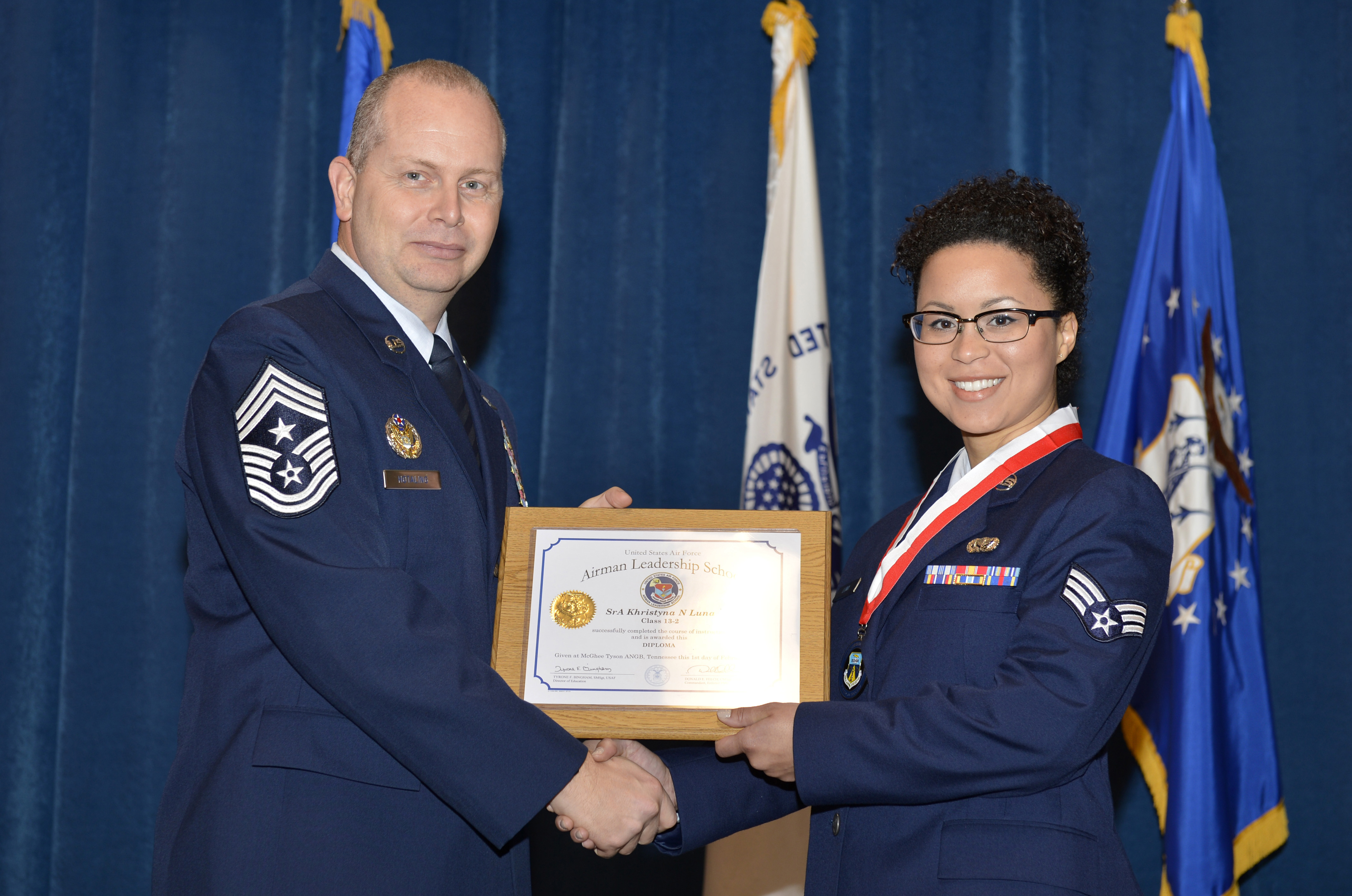 ALS Class 13-2 distinguished graduate