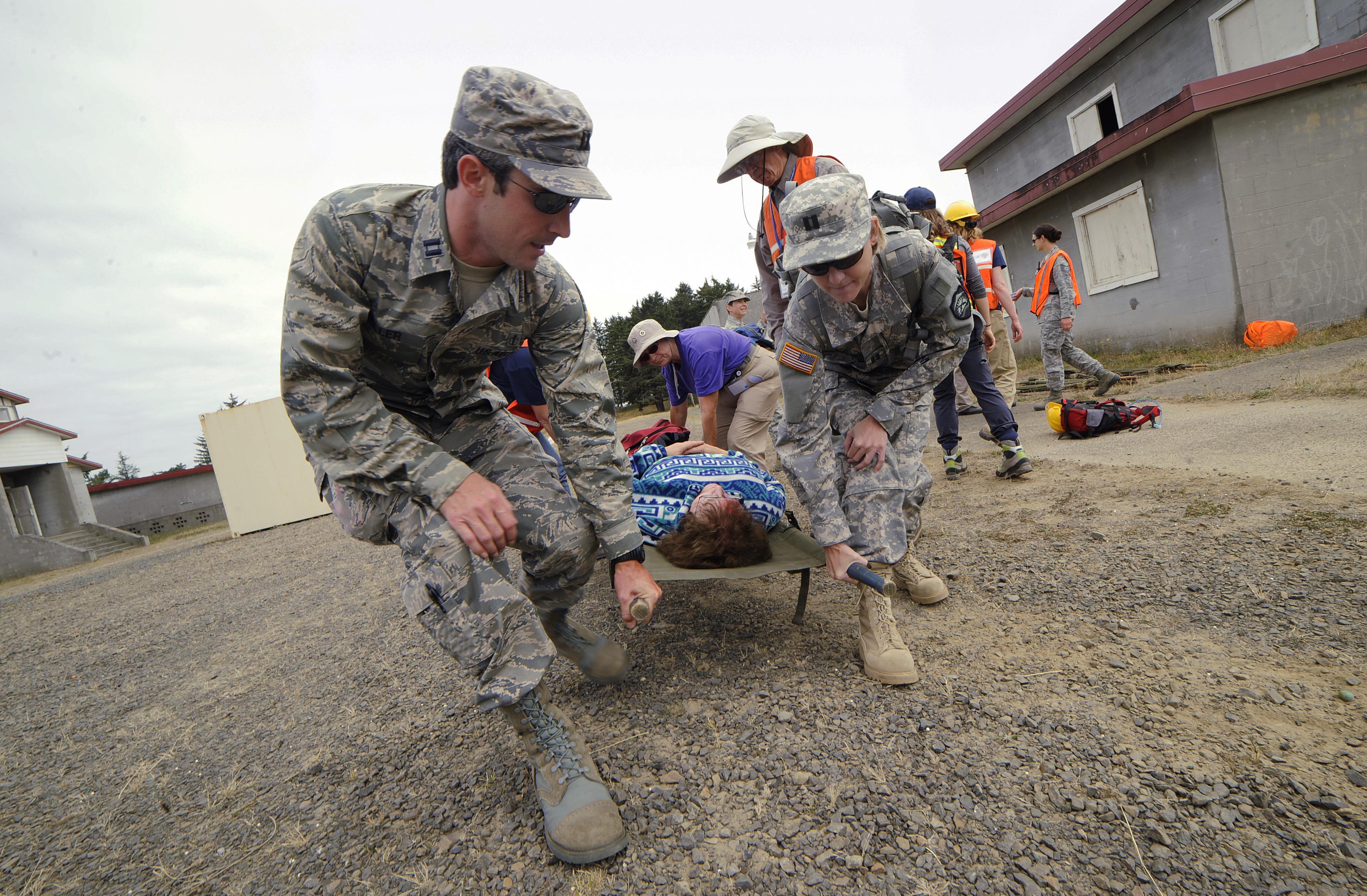 Military, civilian first responders partner in exercise > Air Force ...