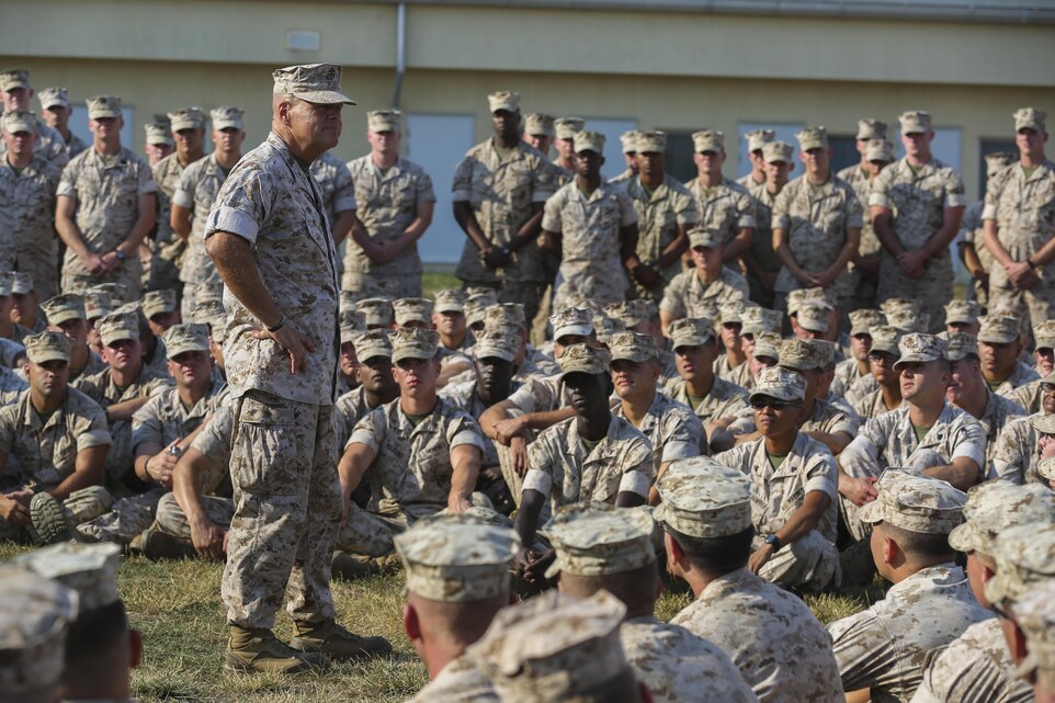 Future U.S. Marine Corps commandant visits BSRF Marines and sailors ...