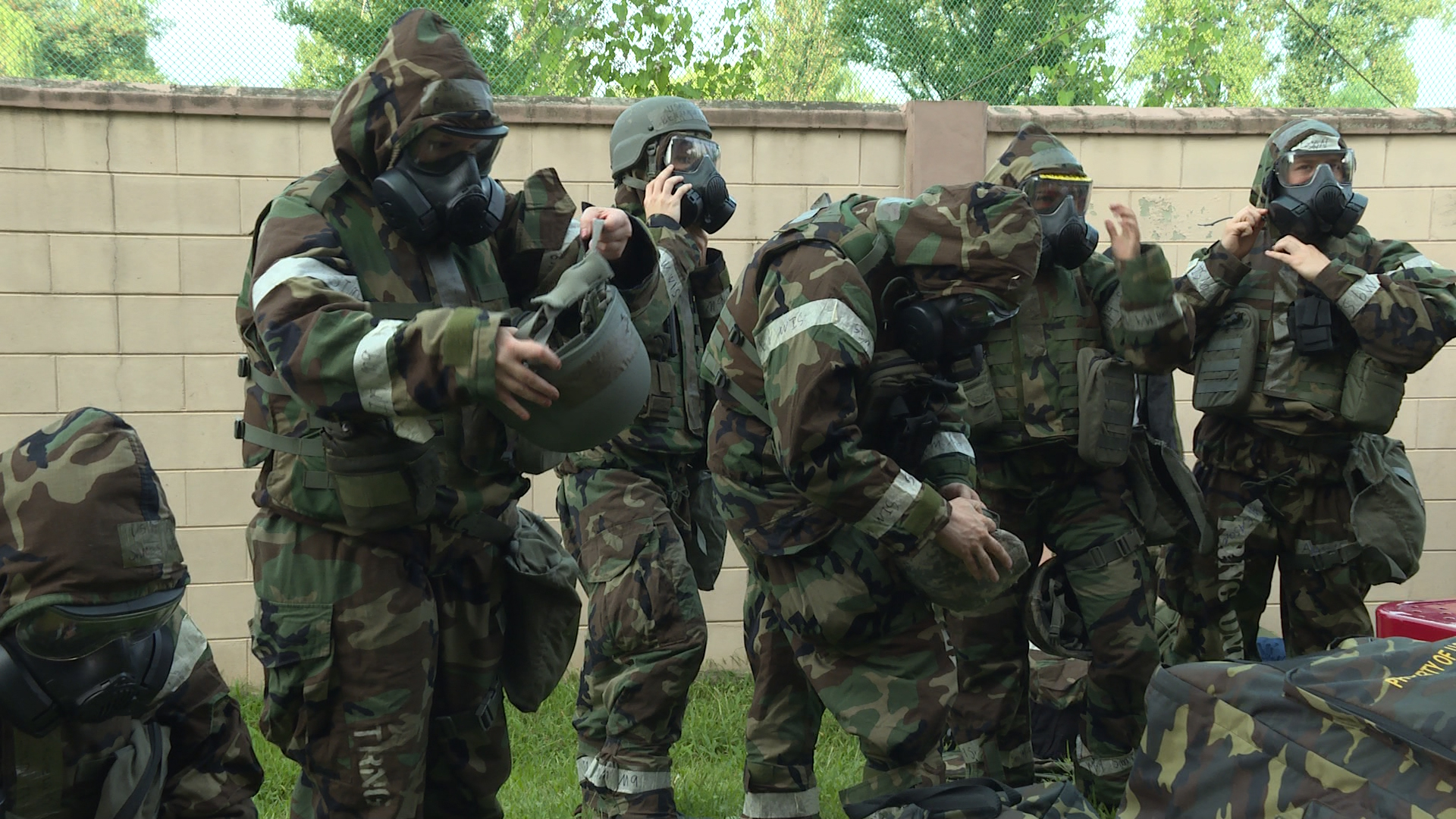 Airmen practice decontamination skills to kick off exercise > Osan Air ...