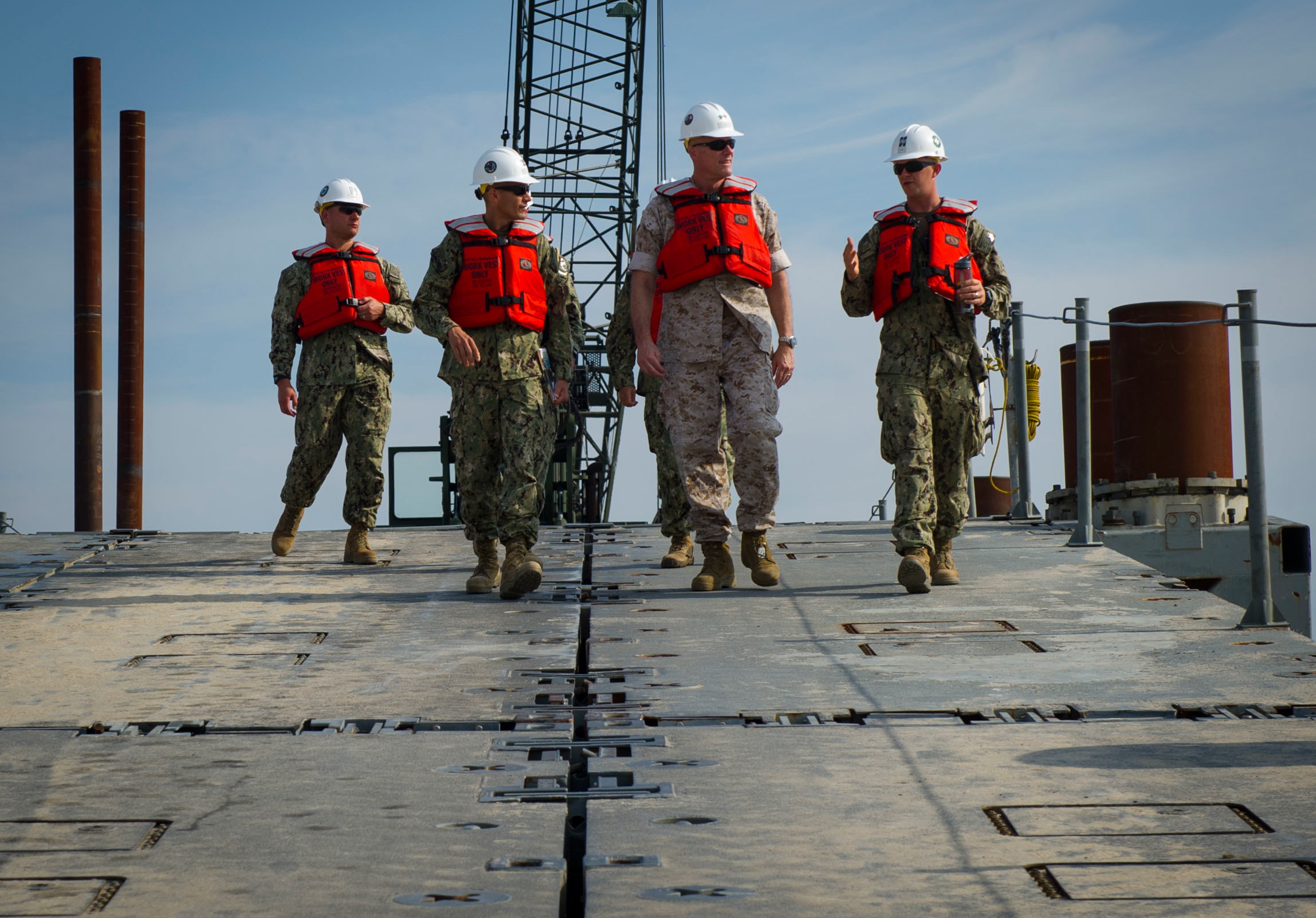 Amphibious Construction Battalions Begin Building One-of-a-Kind Pier ...
